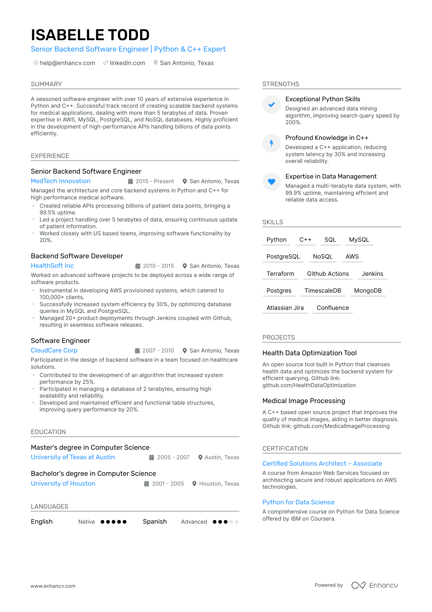 5 Cybersecurity Engineer Resume Examples & Guide for 2024