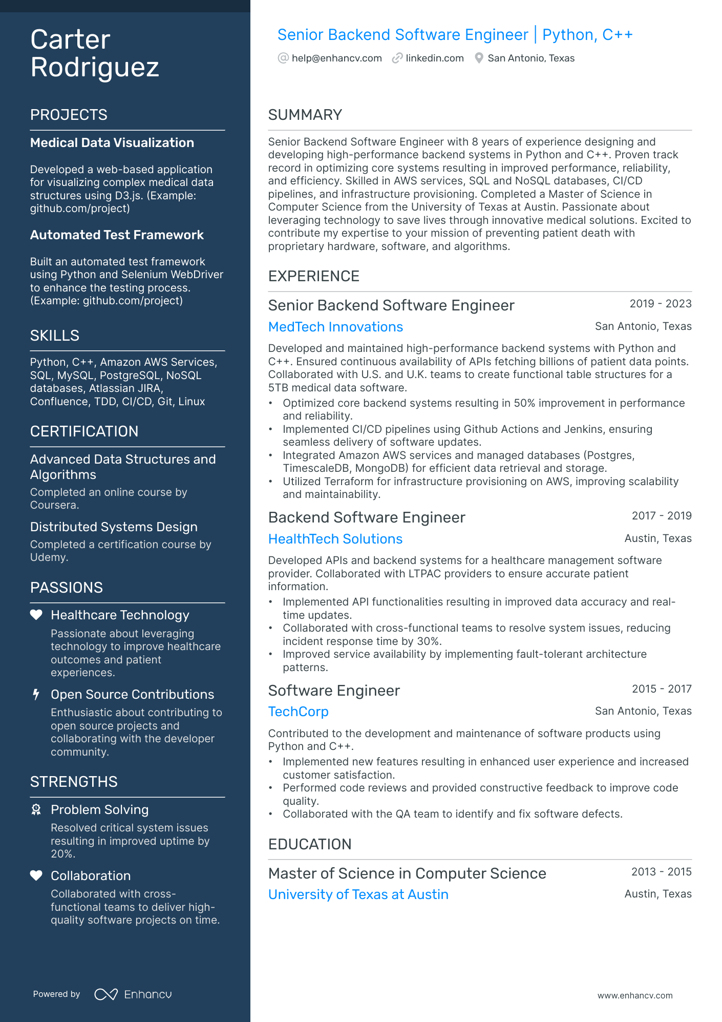 10 Tech Lead Resume Examples & Guide for 2026