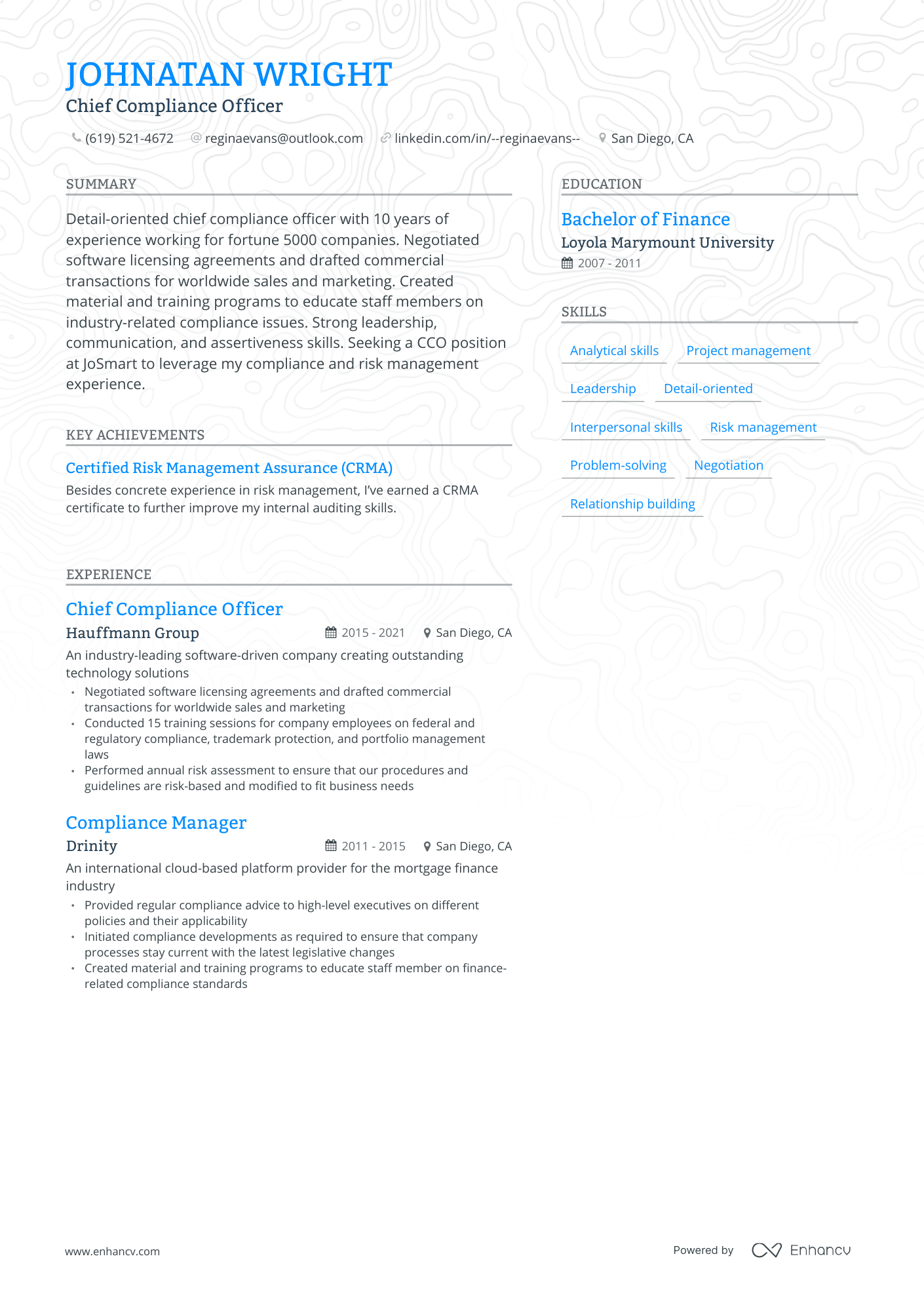 5 CCO Resume Examples & Guide for 2023