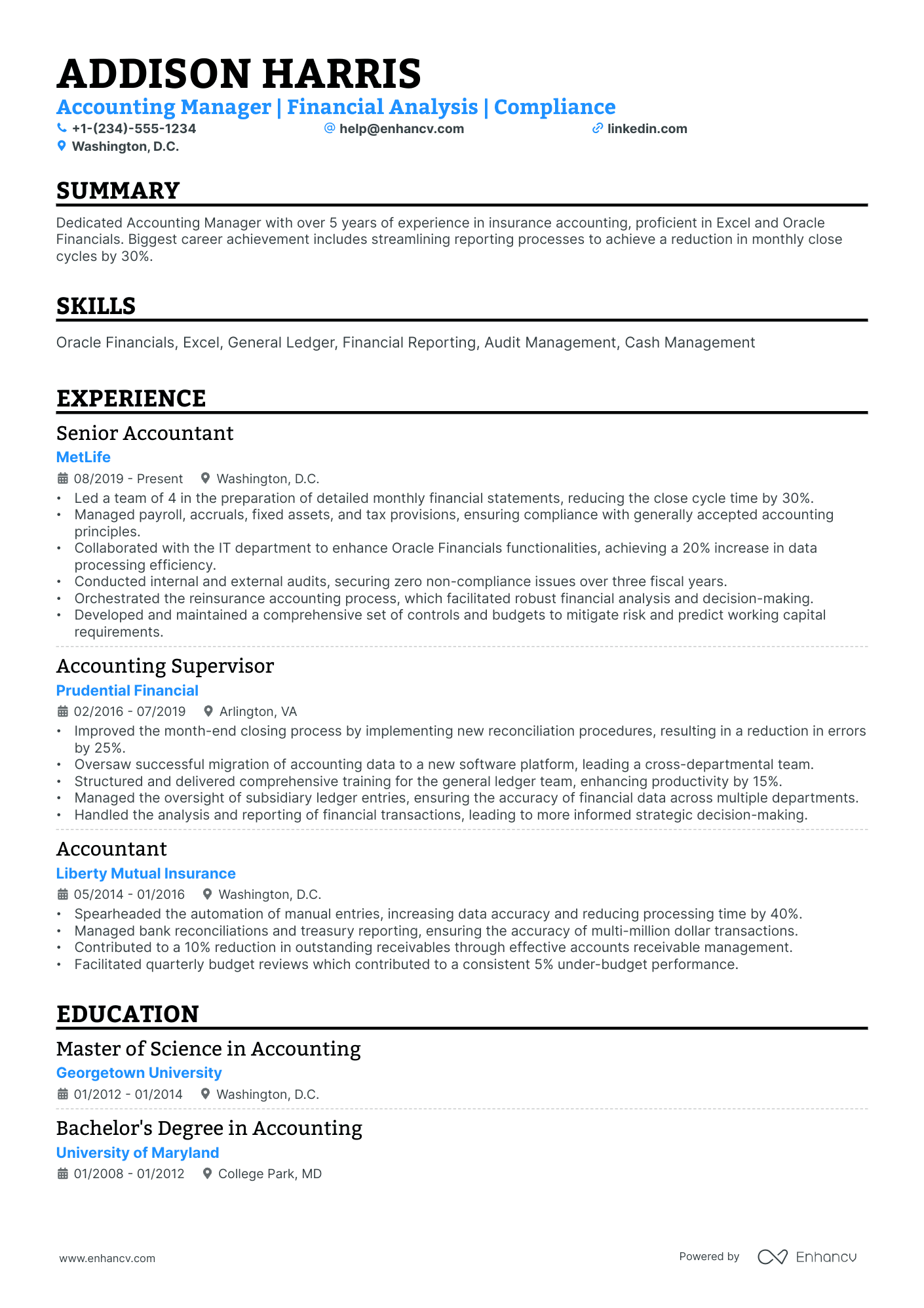 10 General Ledger Accounting Resume Examples, Templates & Guide for 2026