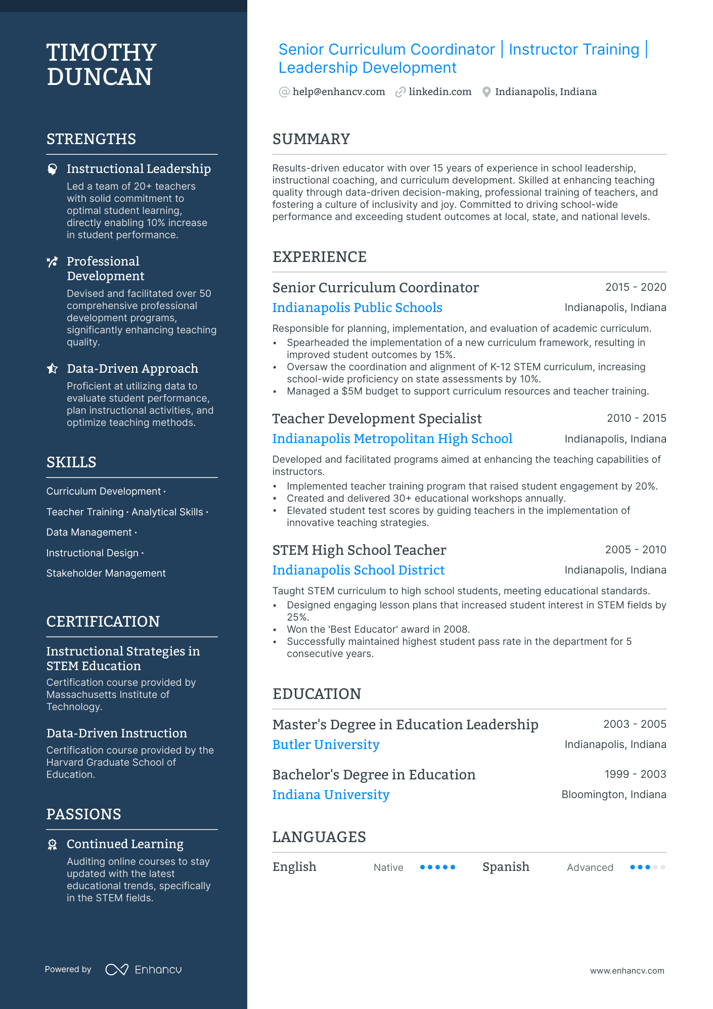 5 High School Academic Resume Examples & Guide for 2024