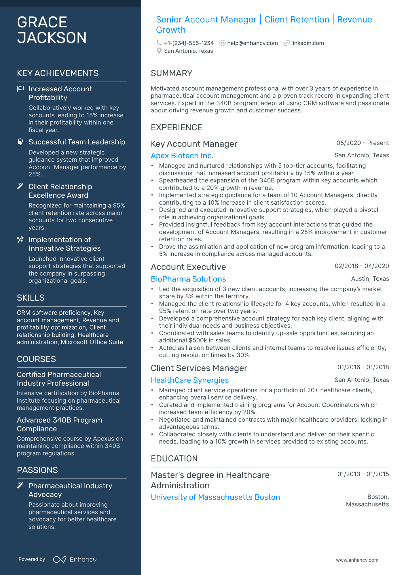 10 Strategic Account Manager Resume Examples & Guide for 2026