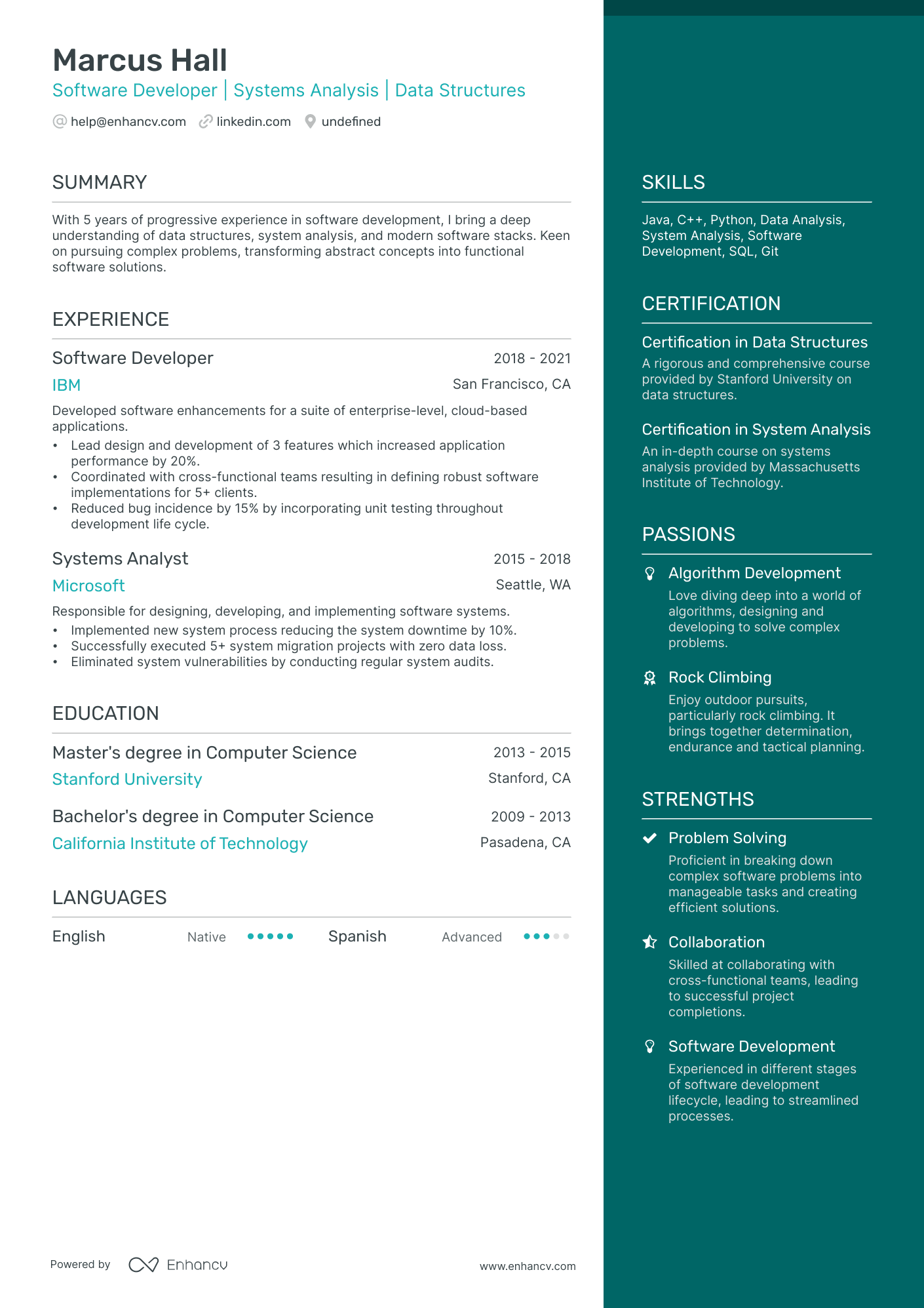 10 Computer Science Internship Resume Examples & Guide for 2026