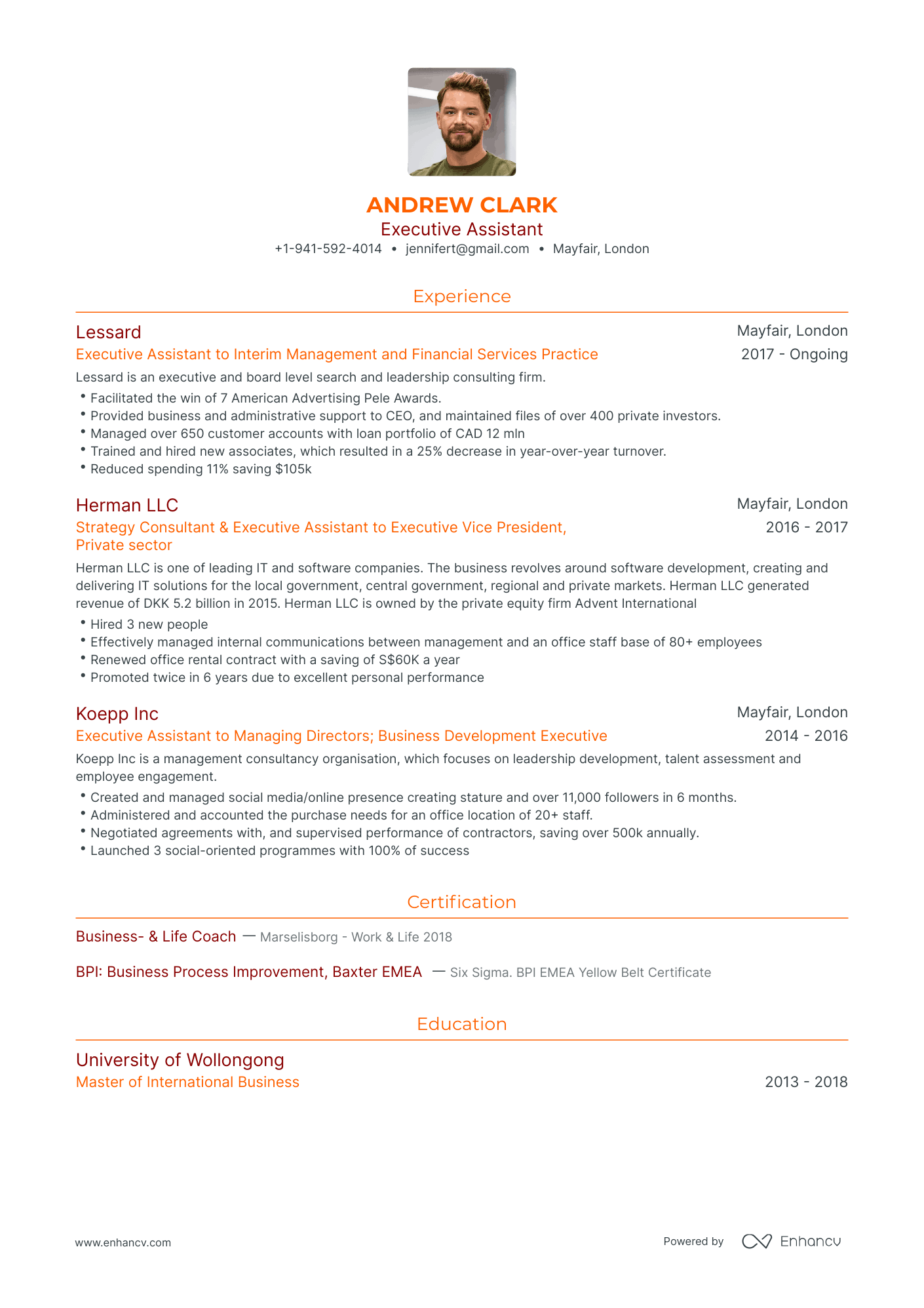 7 Executive Assistant Resume Examples & Guide for 2023