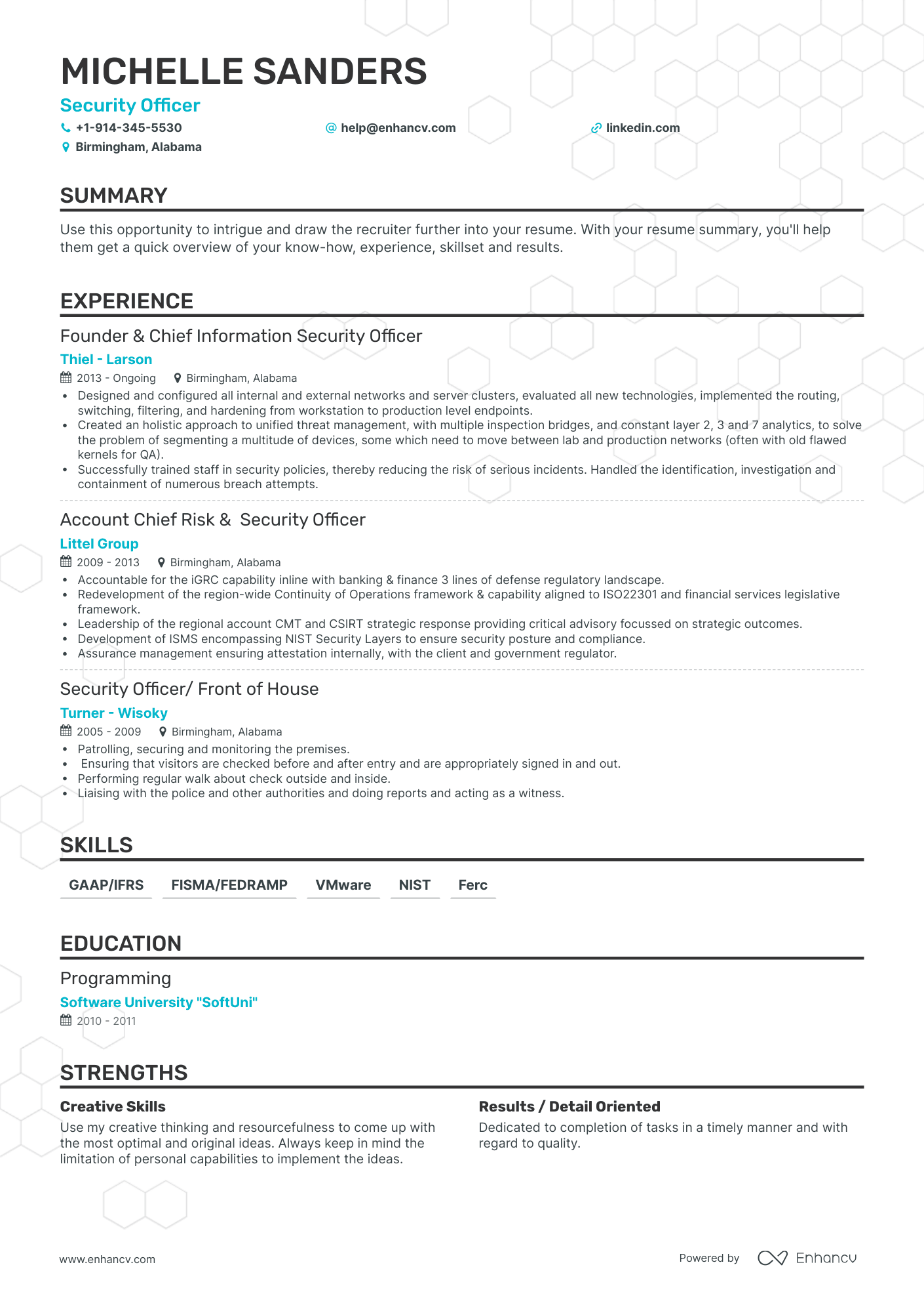 5 Security Officer Resume Examples & Guide for 2023