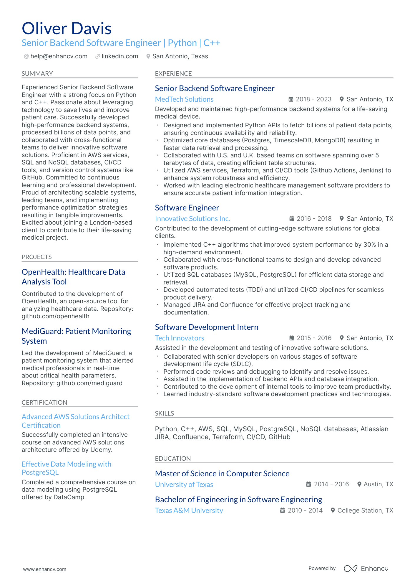 10 Analytics Engineer Resume Examples & Guide for 2025