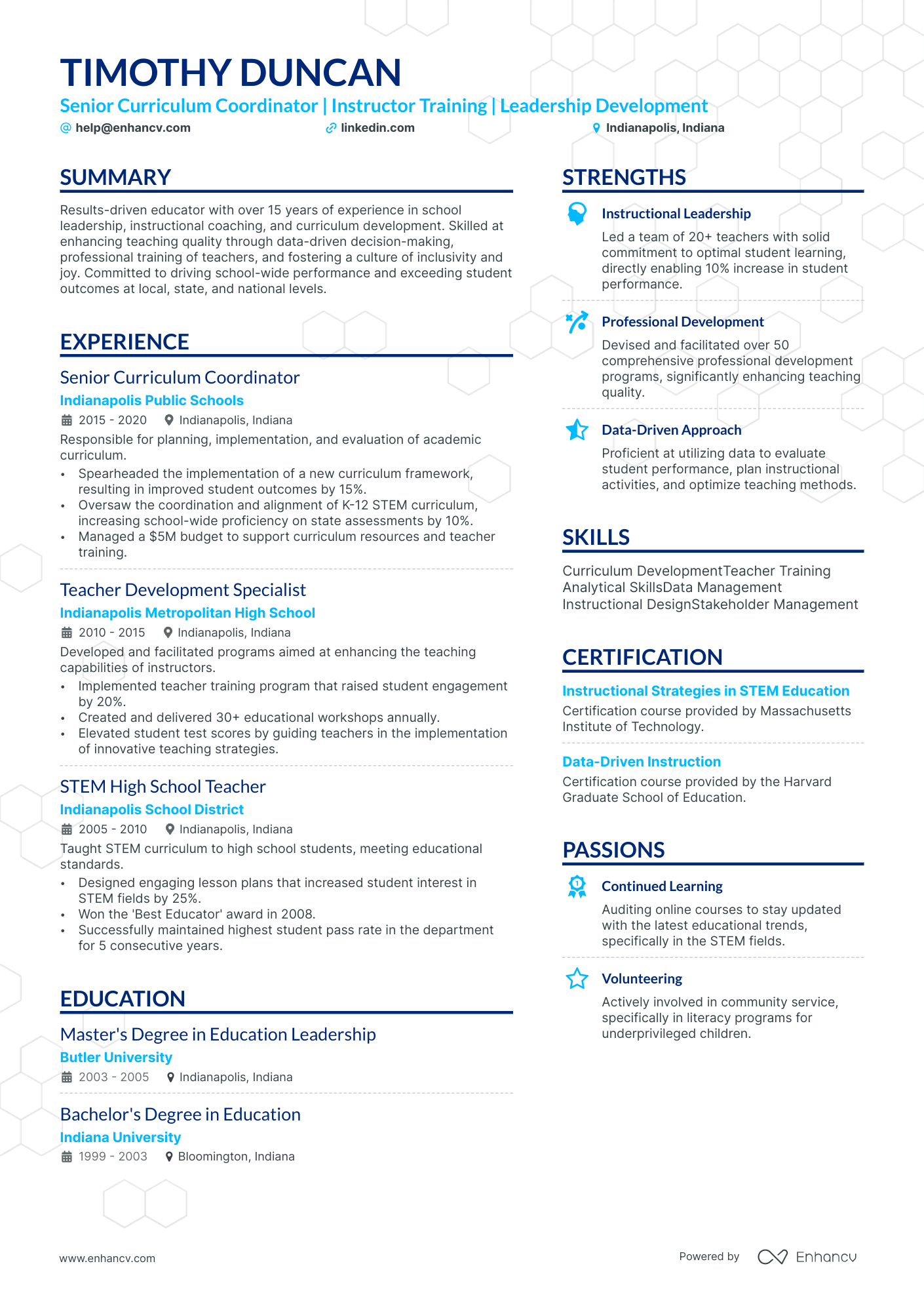 8 Academic Resume Examples & Guide for 2024