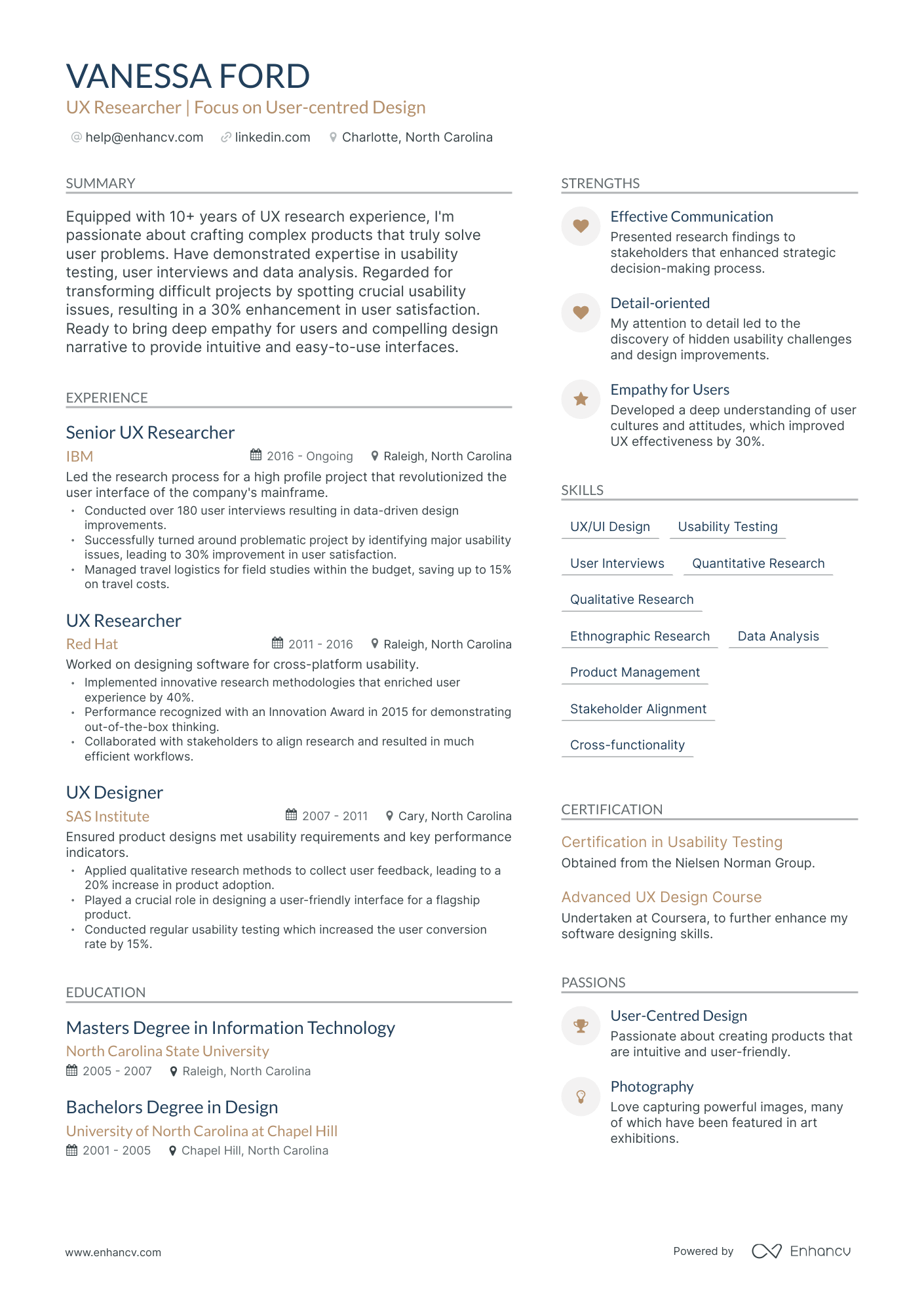 5 UX Researcher Resume Examples & Guide for 2024