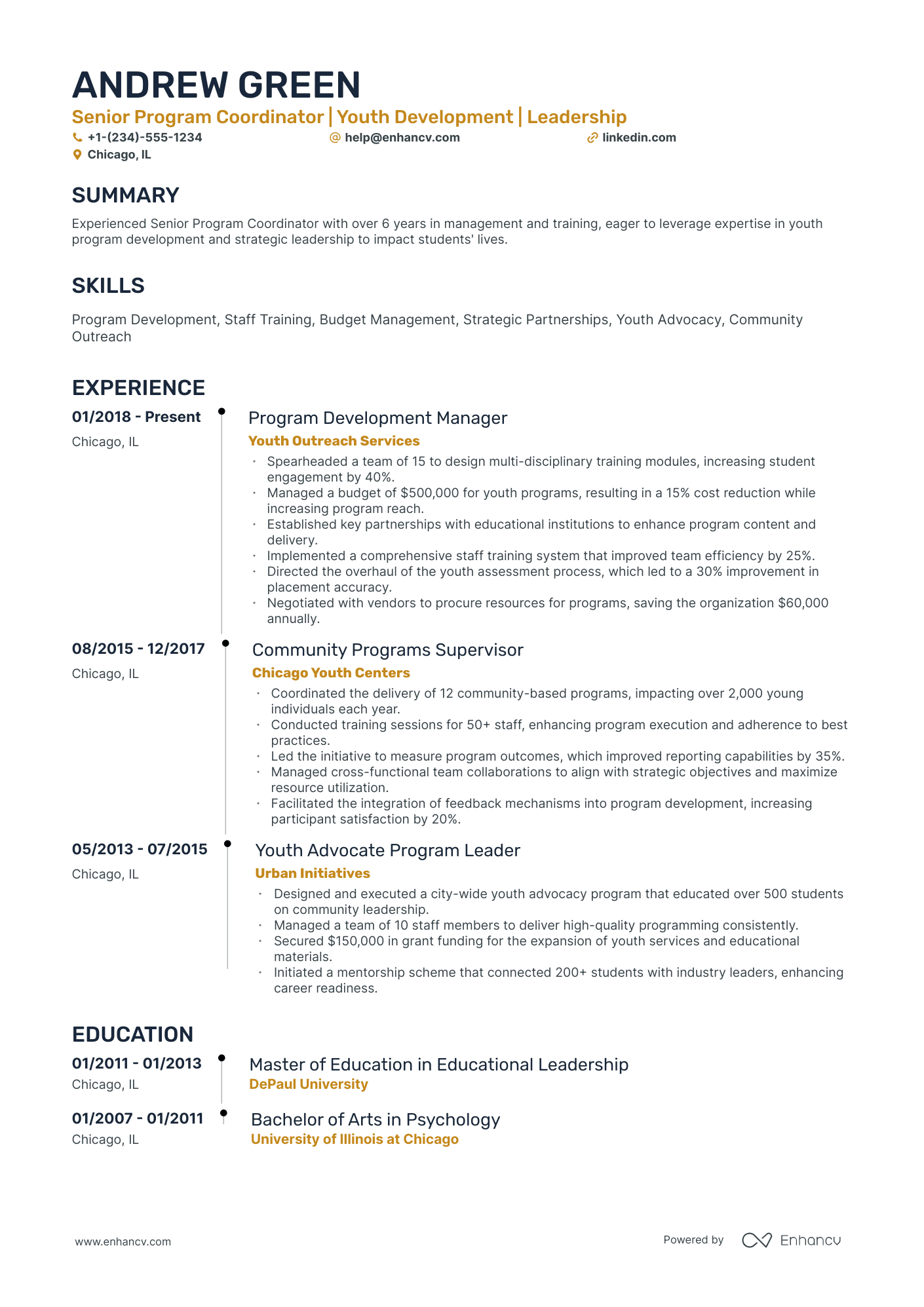 10 Training Manager Resume Examples & Guide for 2026