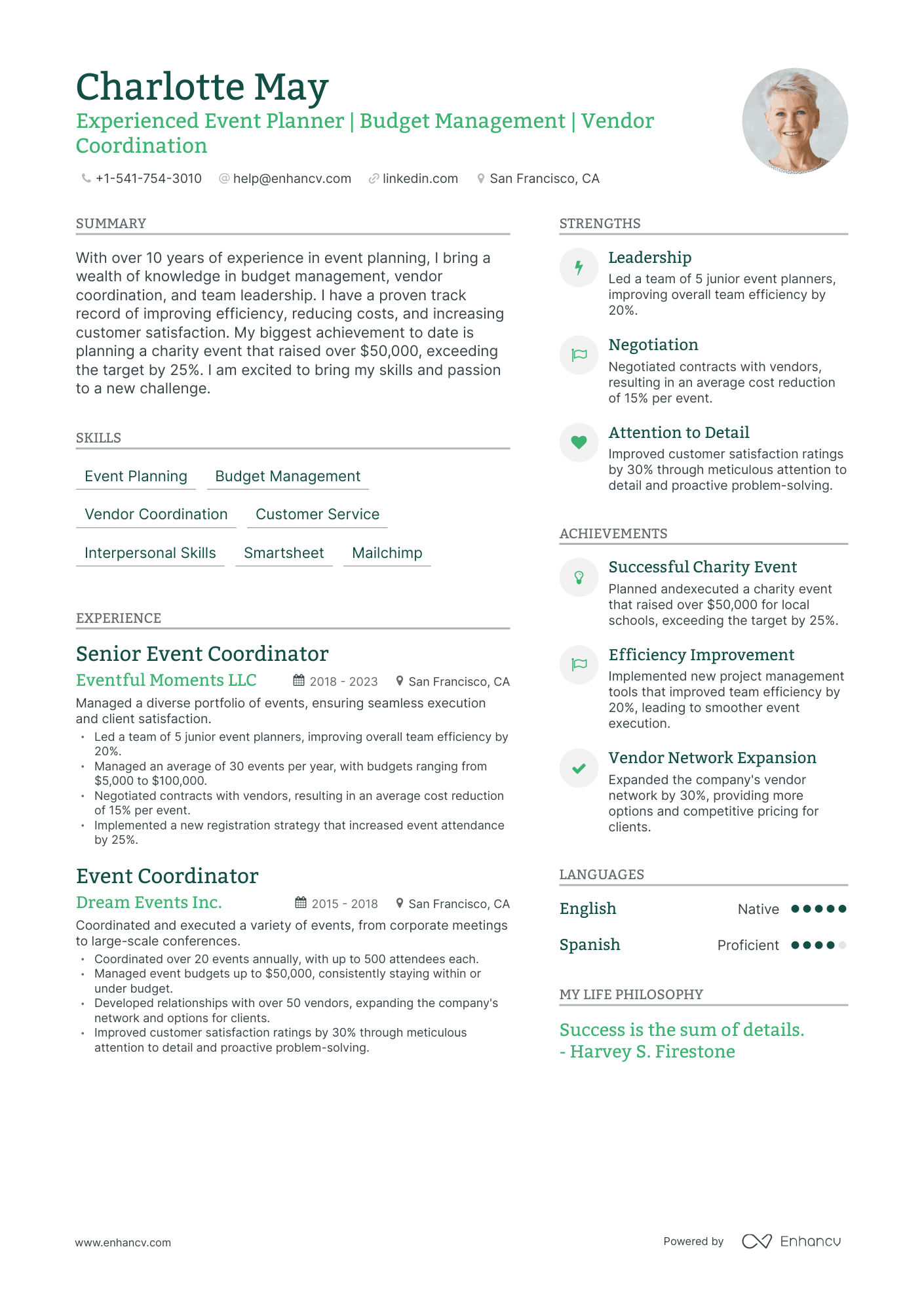 6 Event Planner Resume Examples & Guide for 2024