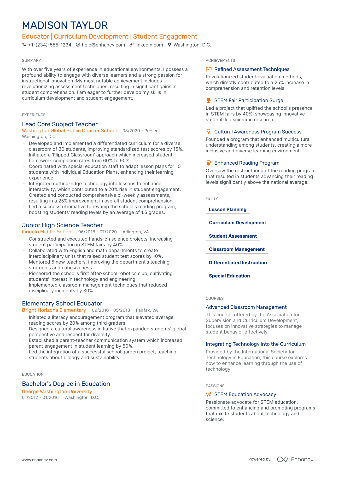 5 History Teacher Resume Examples & Guide for 2024