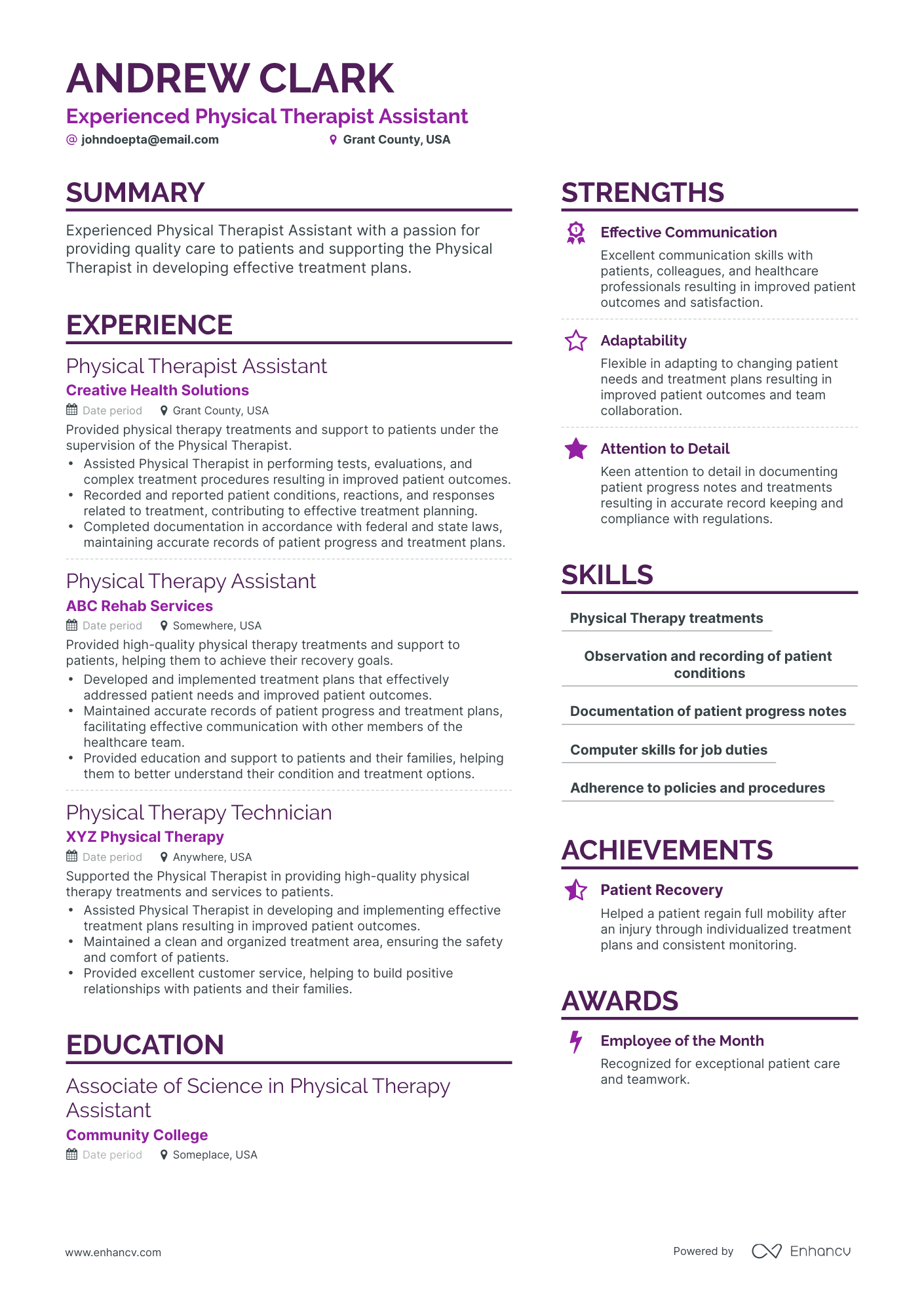 6 Health Coach Resume Examples & Guide for 2024
