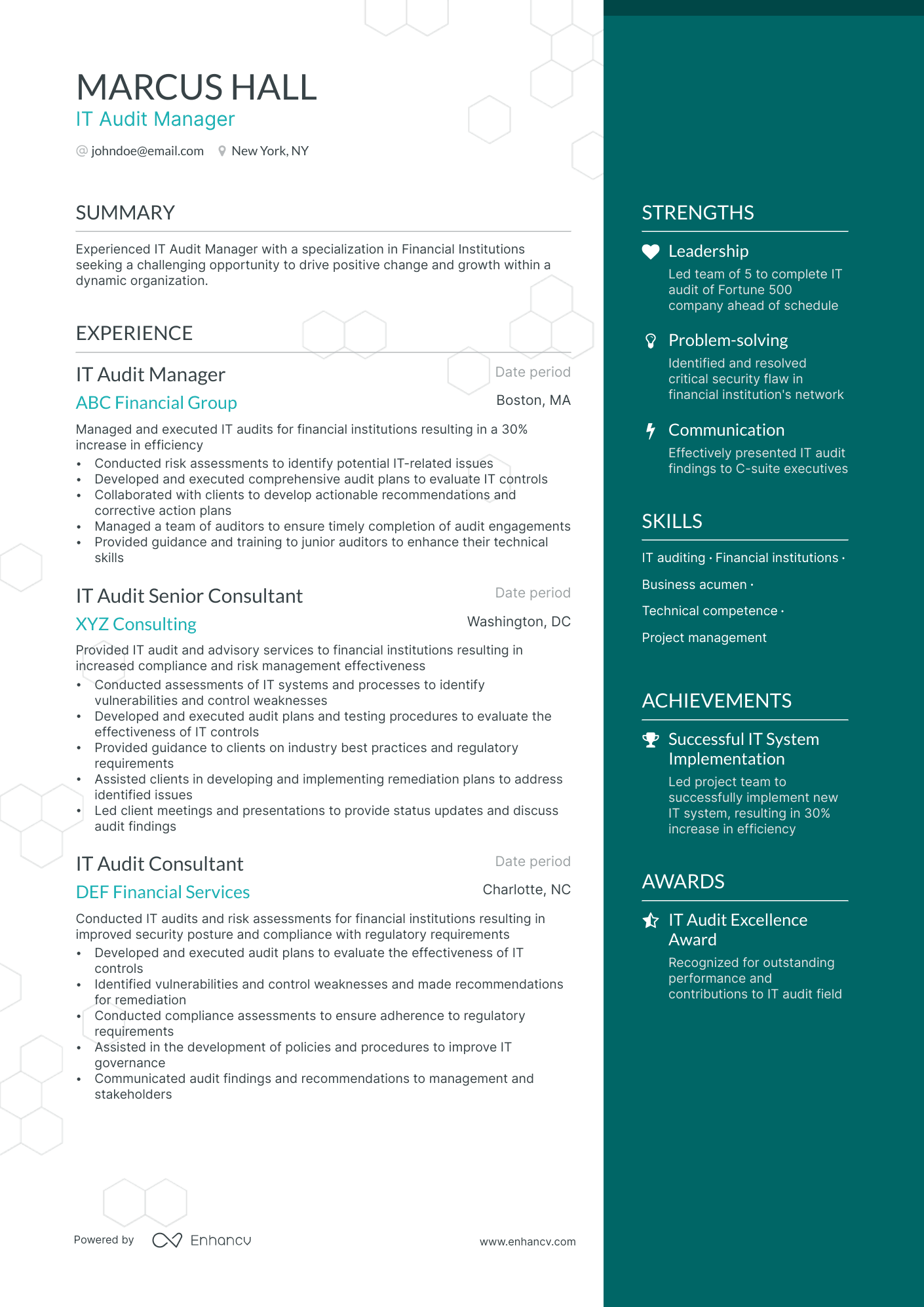 15 Auditor Resume Examples & Guide for 2024