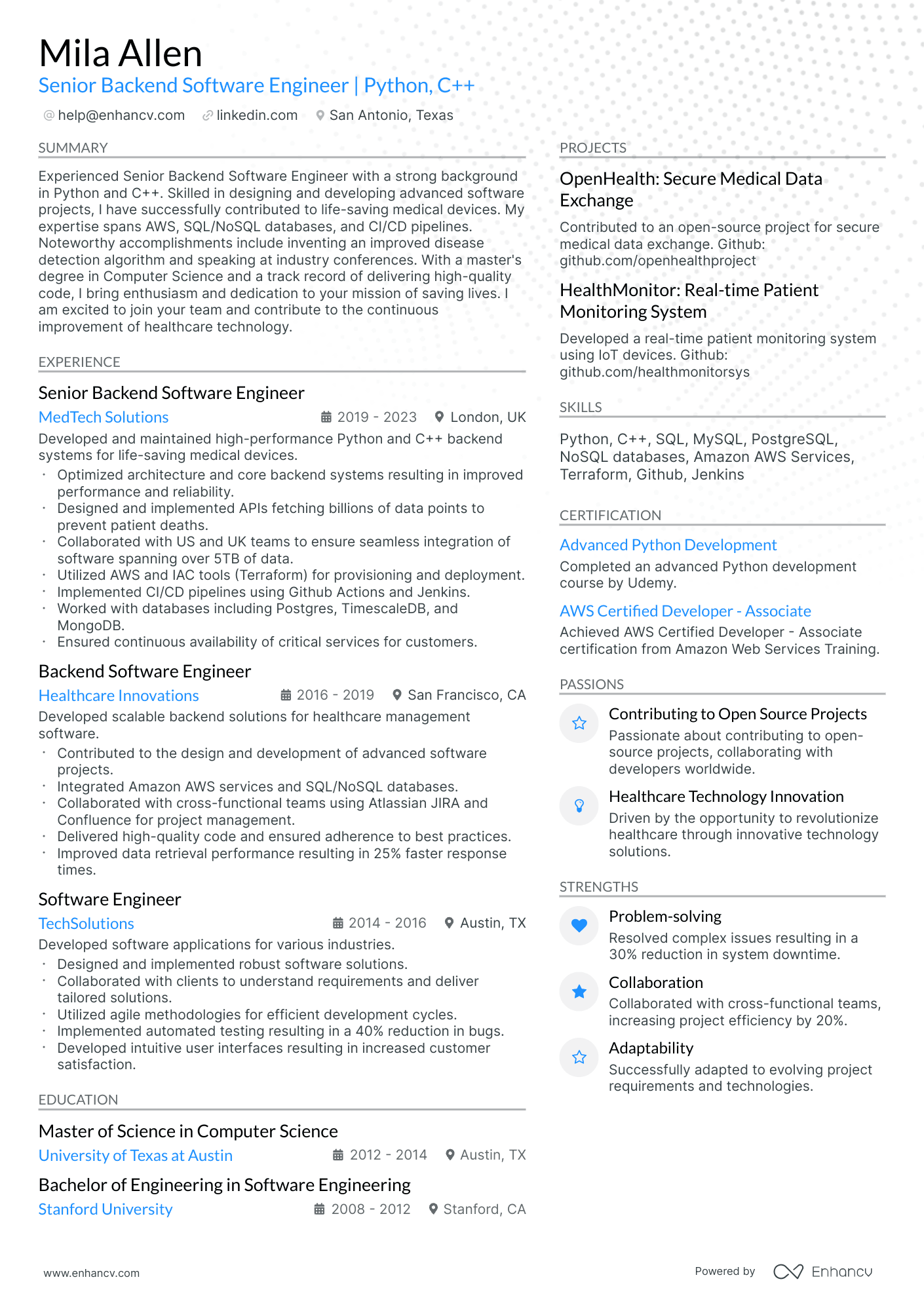 10 Senior Electrical Engineer Resume Examples & Guide for 2026