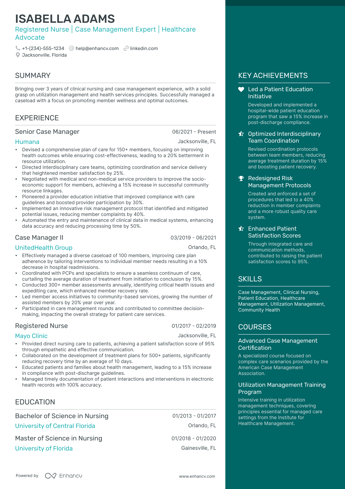 10 Care Manager Resume Examples & Guide for 2026