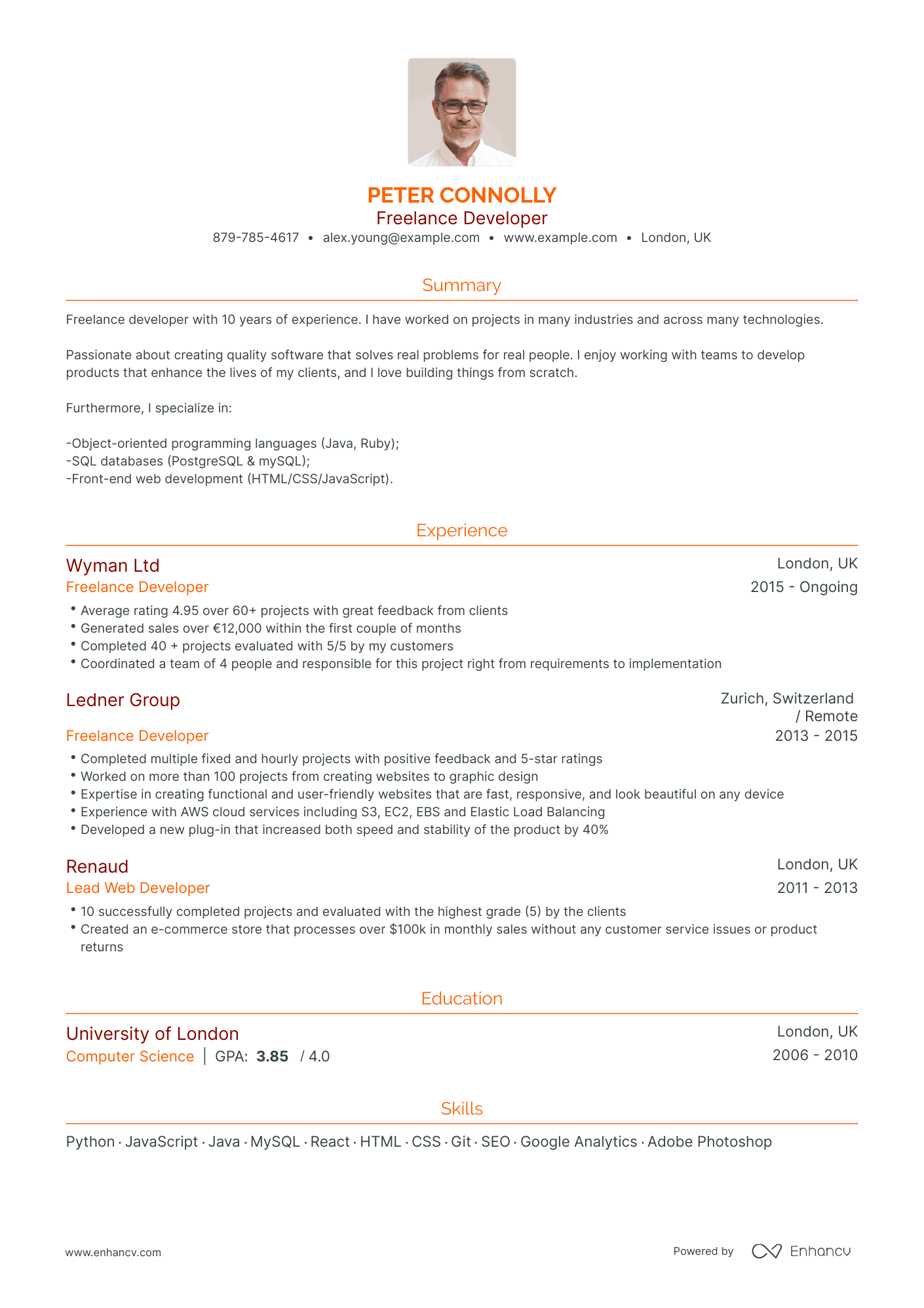 5 Freelancer Resume Examples & Guide for 2023