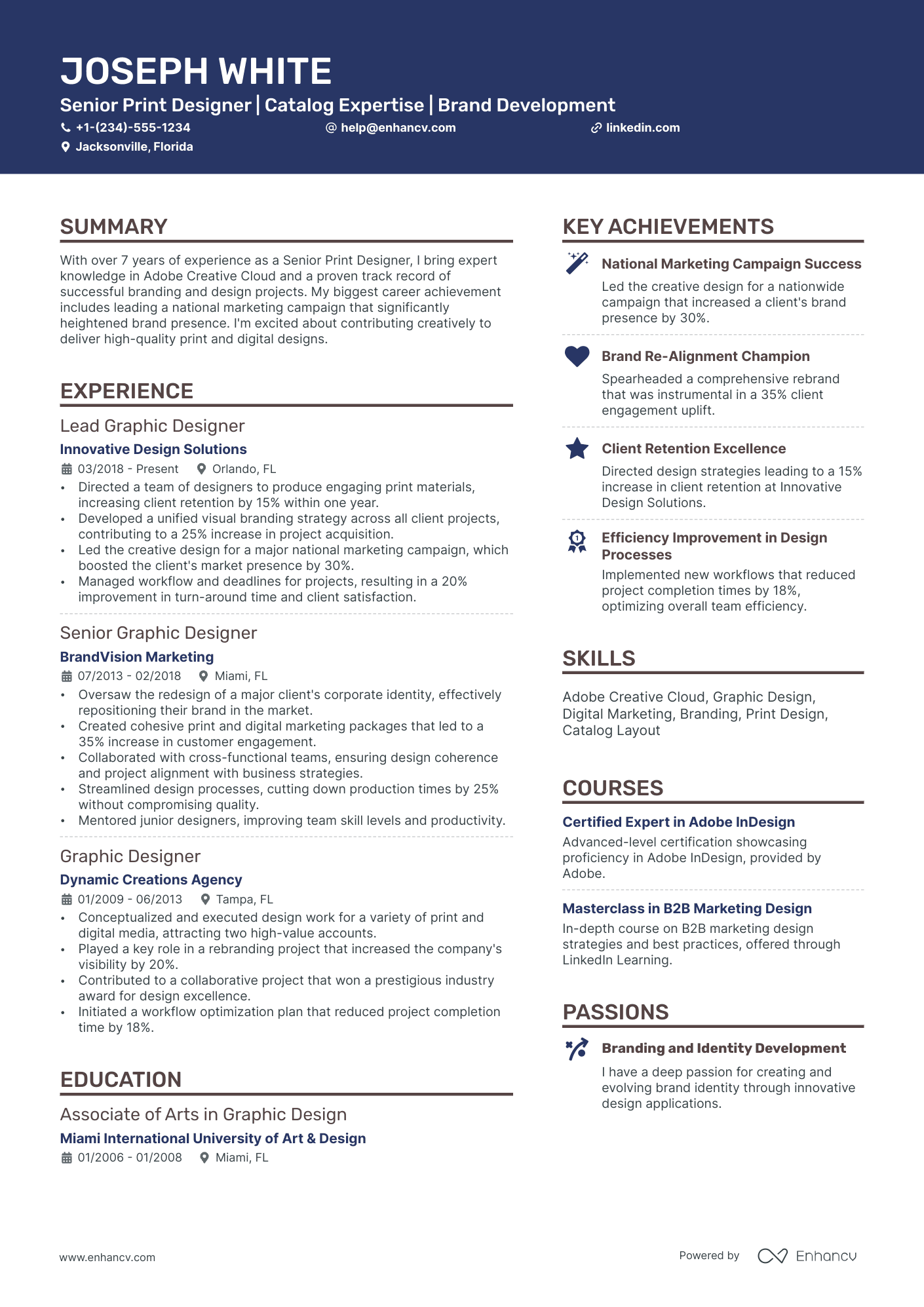 10 Print Designer Resume Examples & Guide for 2026