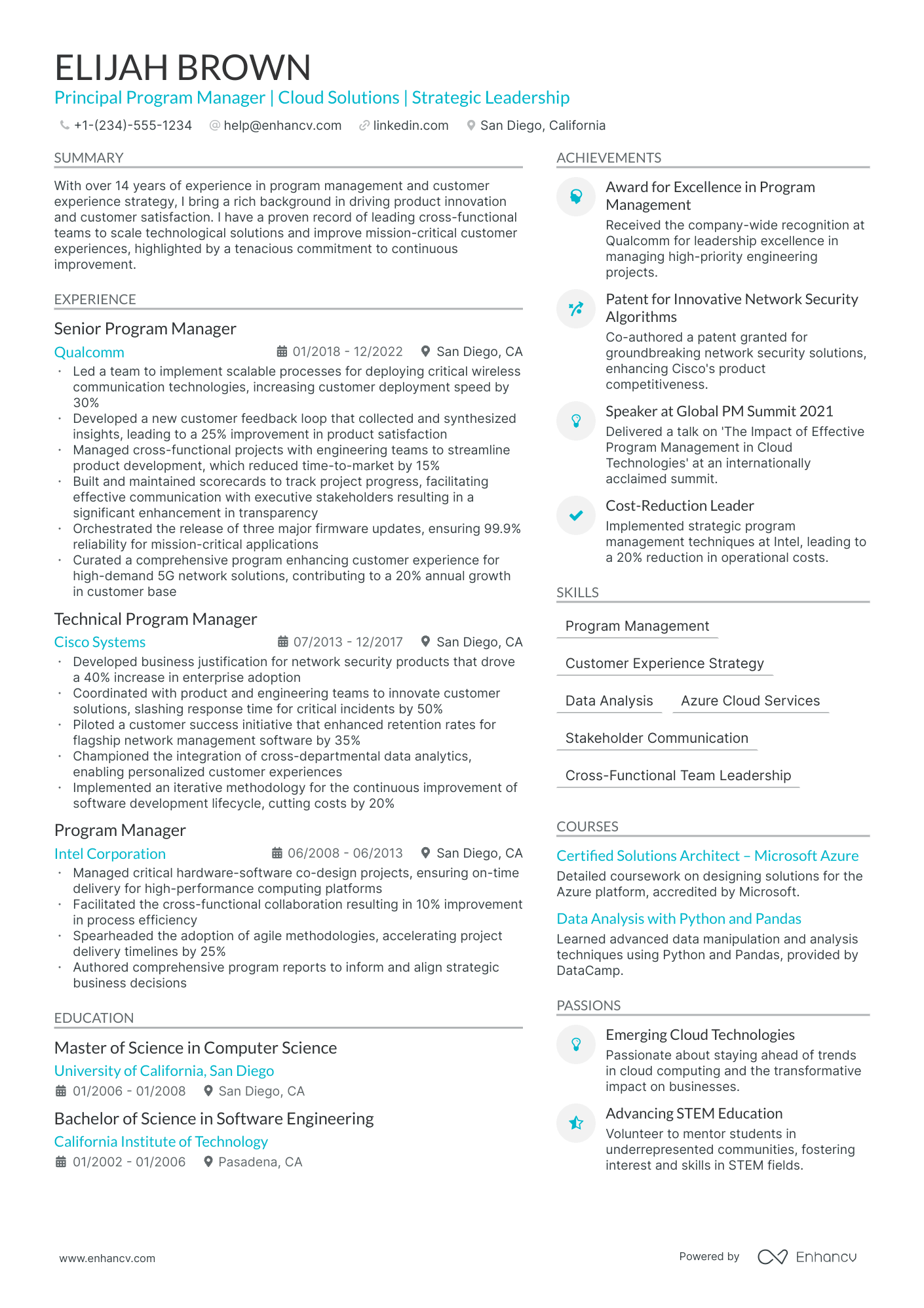 5 Microsoft Program Manager Resume Examples & Guide for 2024