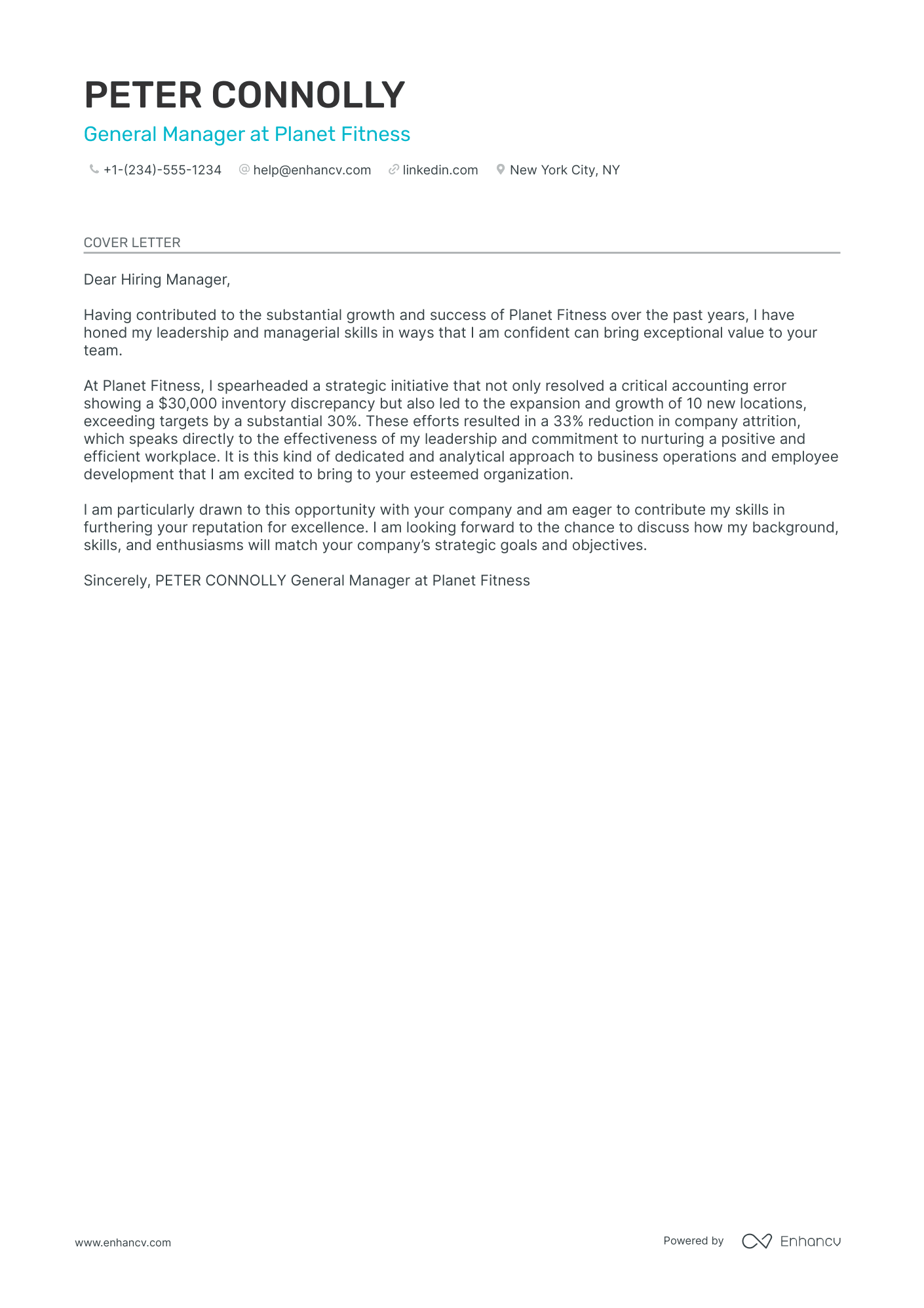 18 Professional Executive Cover Letter Examples and Template for 2026 ...