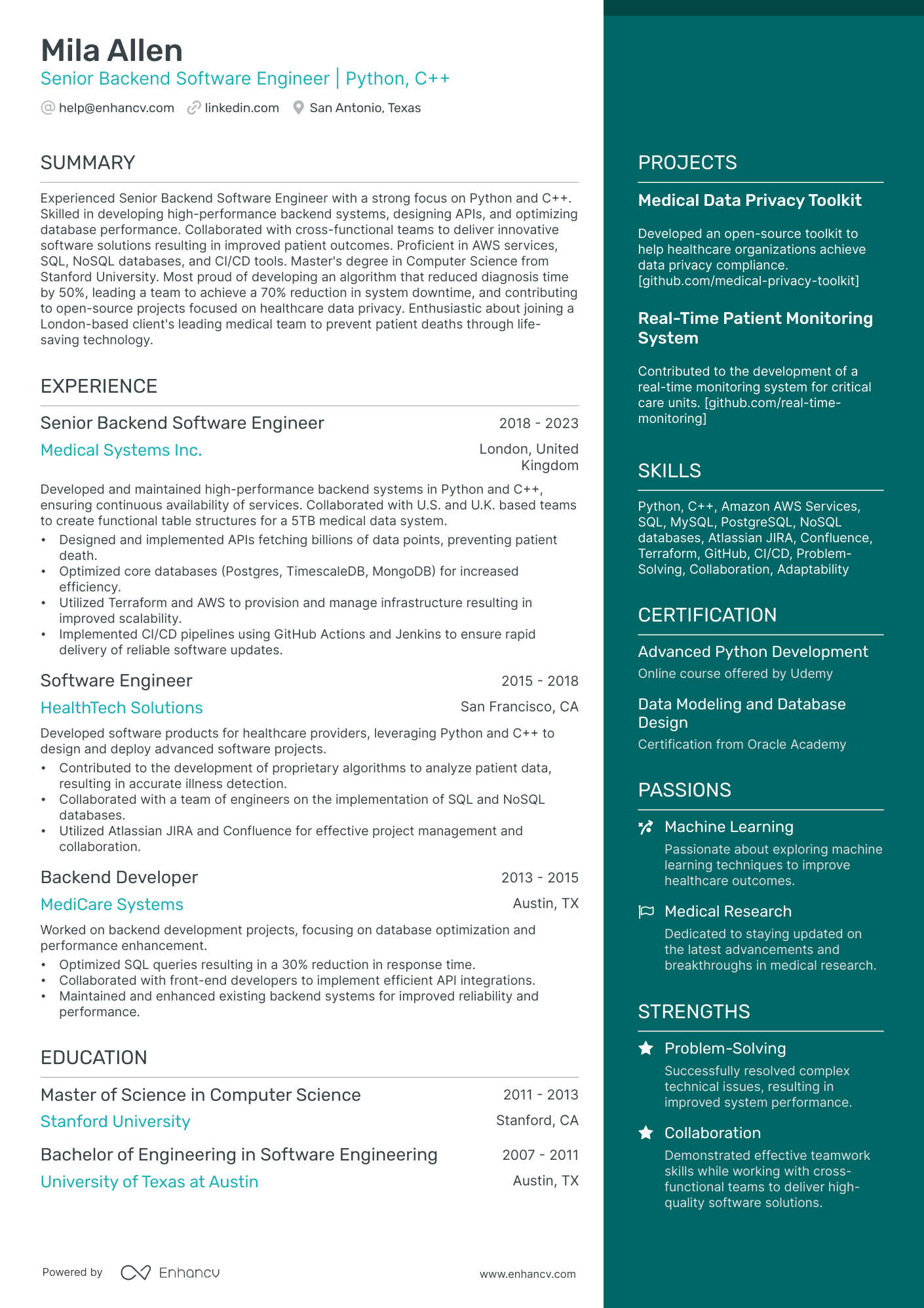 10 AWS Cloud Engineer Resume Examples & Guide for 2026