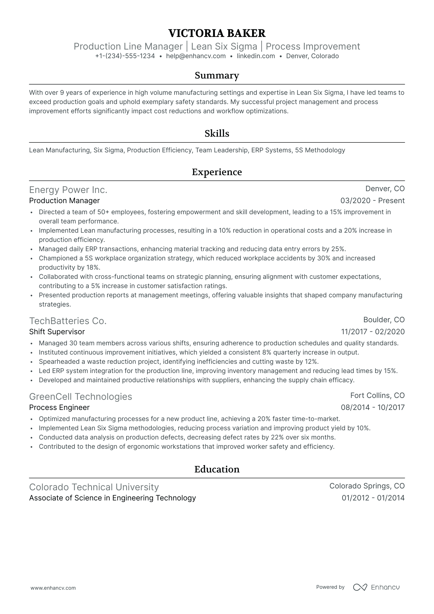 10 Assistant Production Manager Resume Examples & Guide for 2026