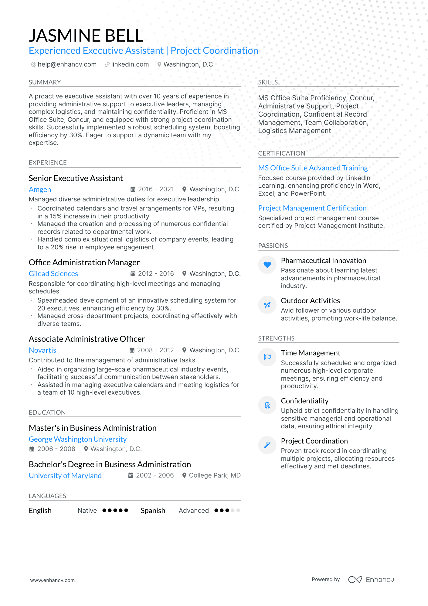 10 Senior Administrative Assistant Resume Examples & Guide for 2026