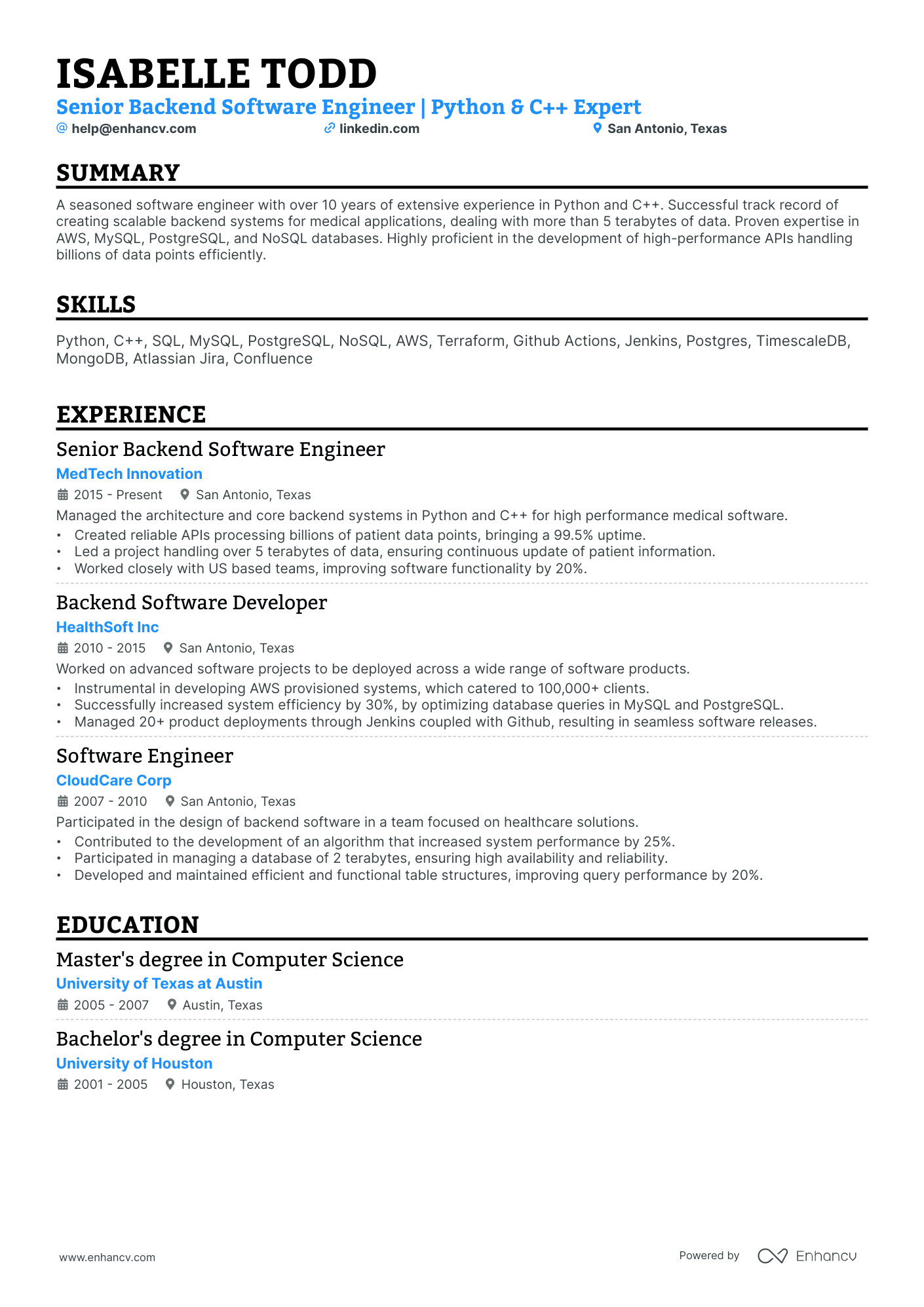 10 Cybersecurity Engineer Resume Examples & Guide for 2026