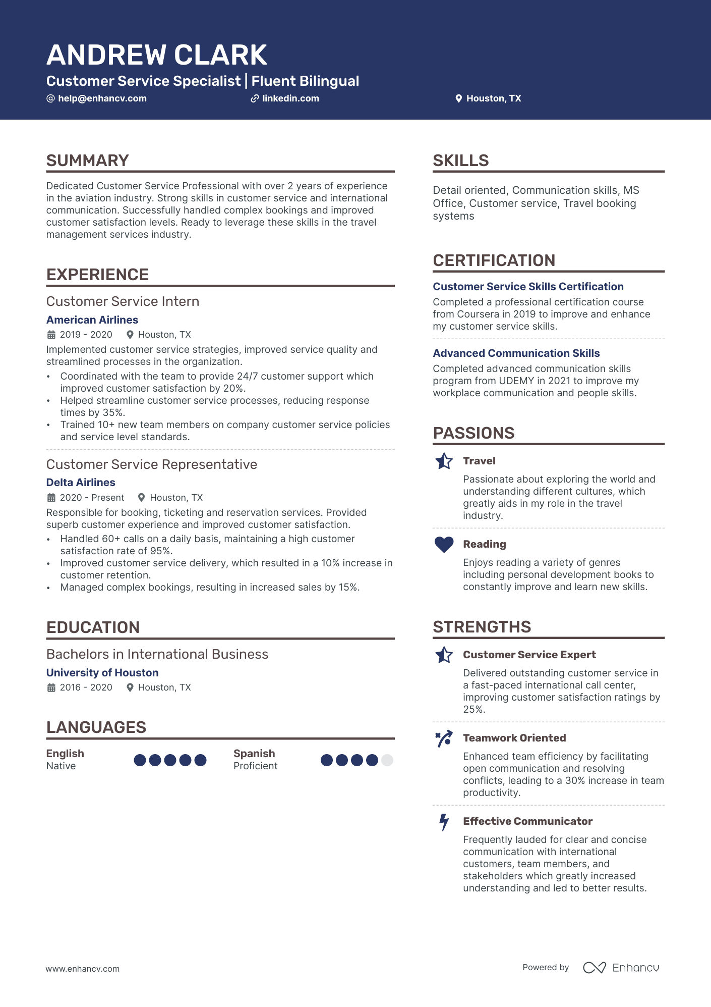 10 Entry-Level Customer Service Resume Examples & Guide for 2026