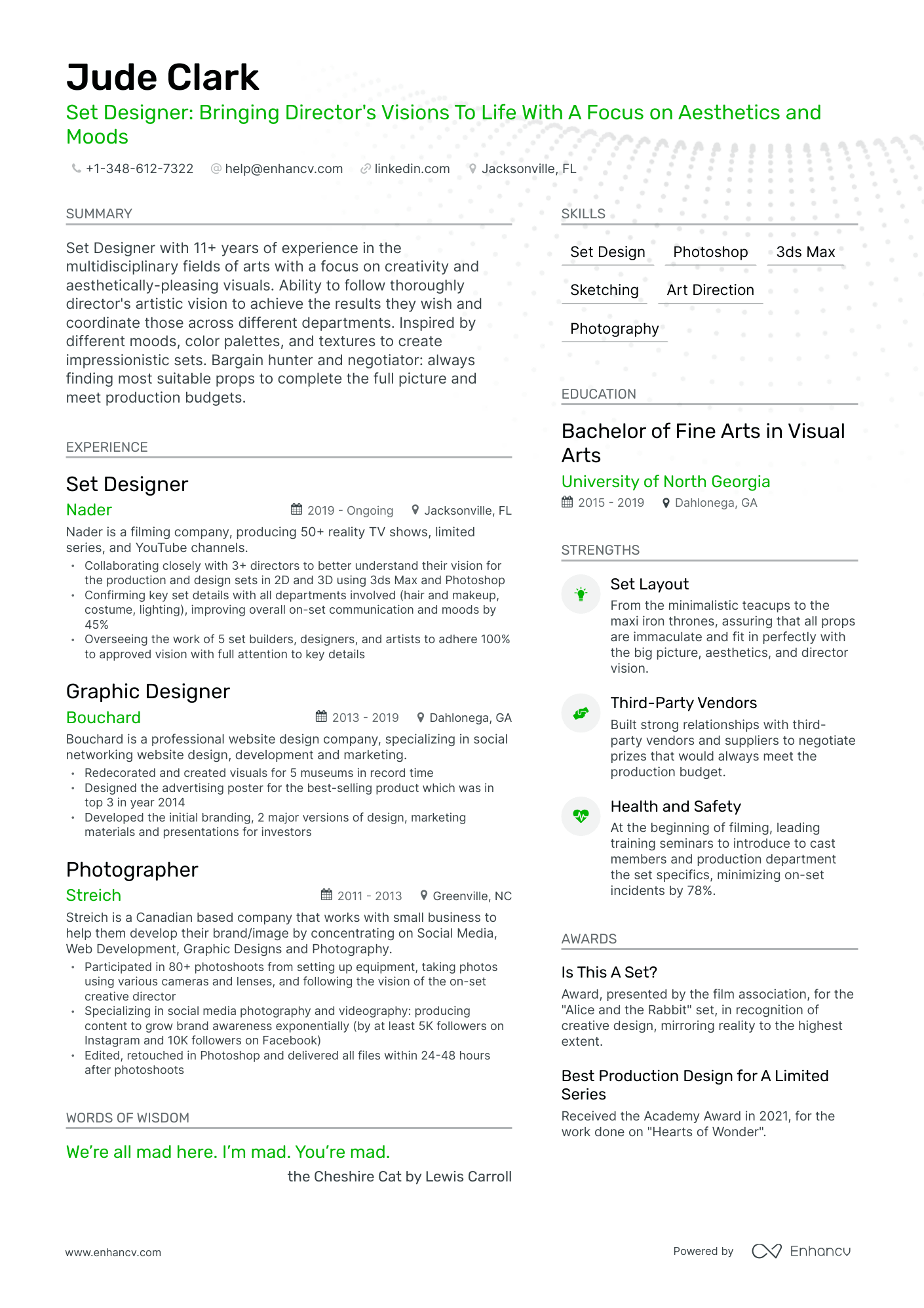 8 Filmmaker Resume Examples & Guide for 2024