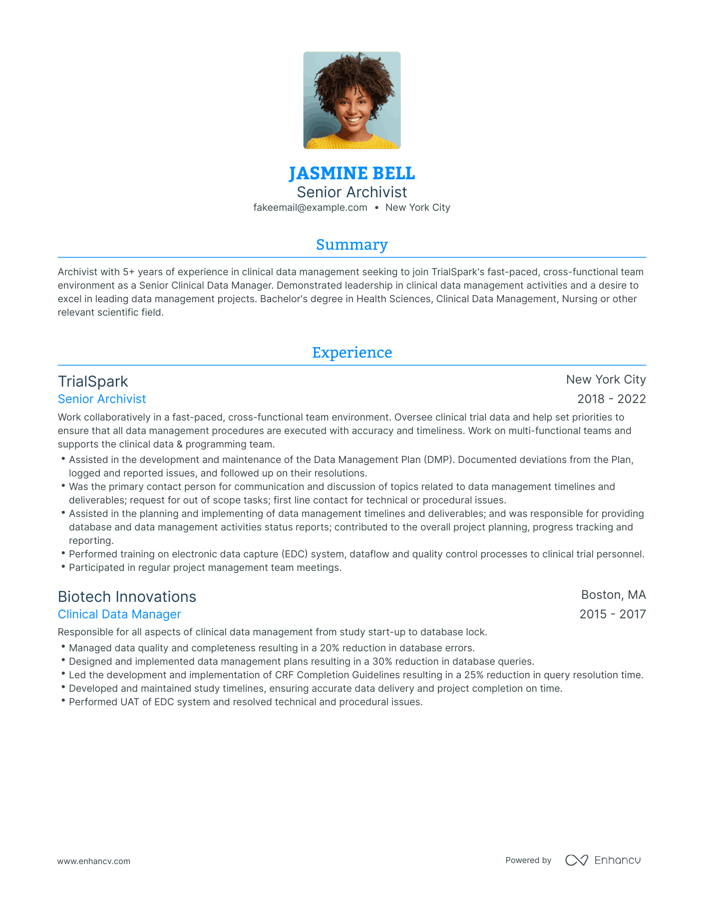 5 Archivist Resume Examples & Guide for 2024