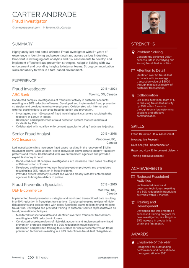 5 Fraud Investigator Resume Examples & Guide for 2023