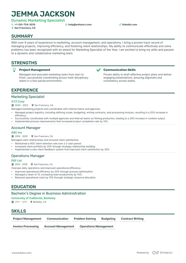 5 Marketing Associate Resume Examples & Guide for 2023