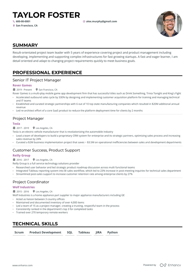 16 Program Manager Resume Examples & Guide for 2023