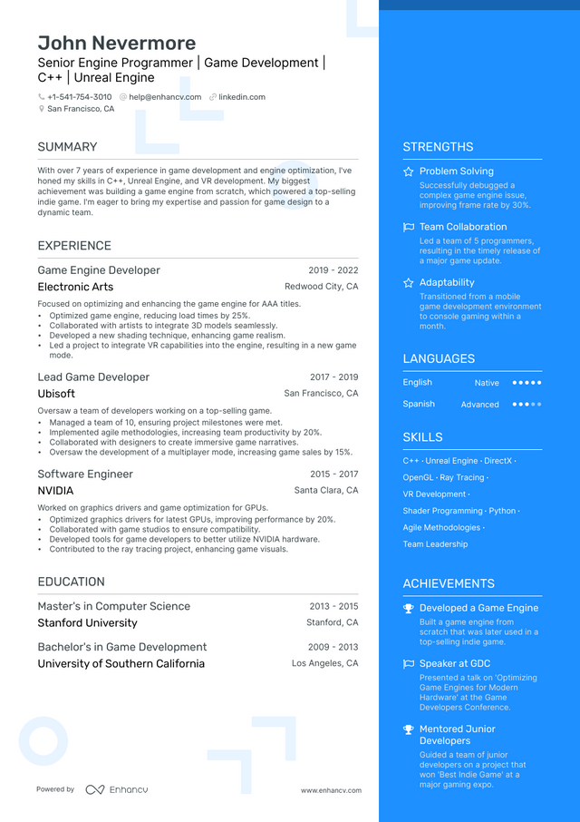 5 Programmer Resume Examples & Guide for 2023