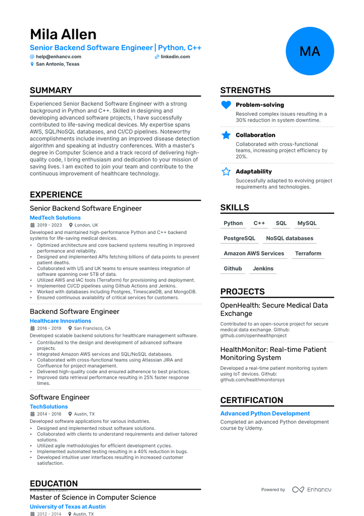 5 Senior Electrical Engineer Resume Examples & Guide for 2023