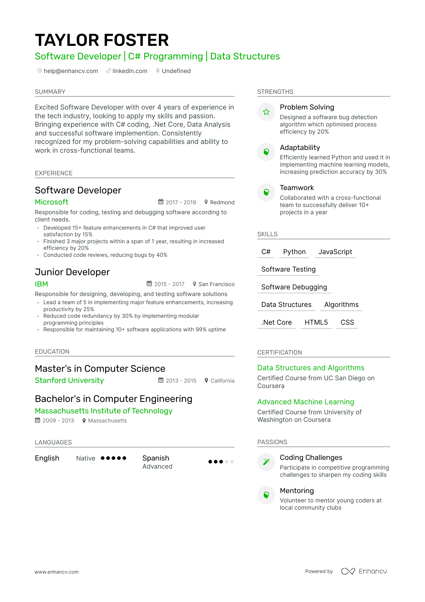 5 Entry Level Software Developer Resume Examples & Guide For 2024