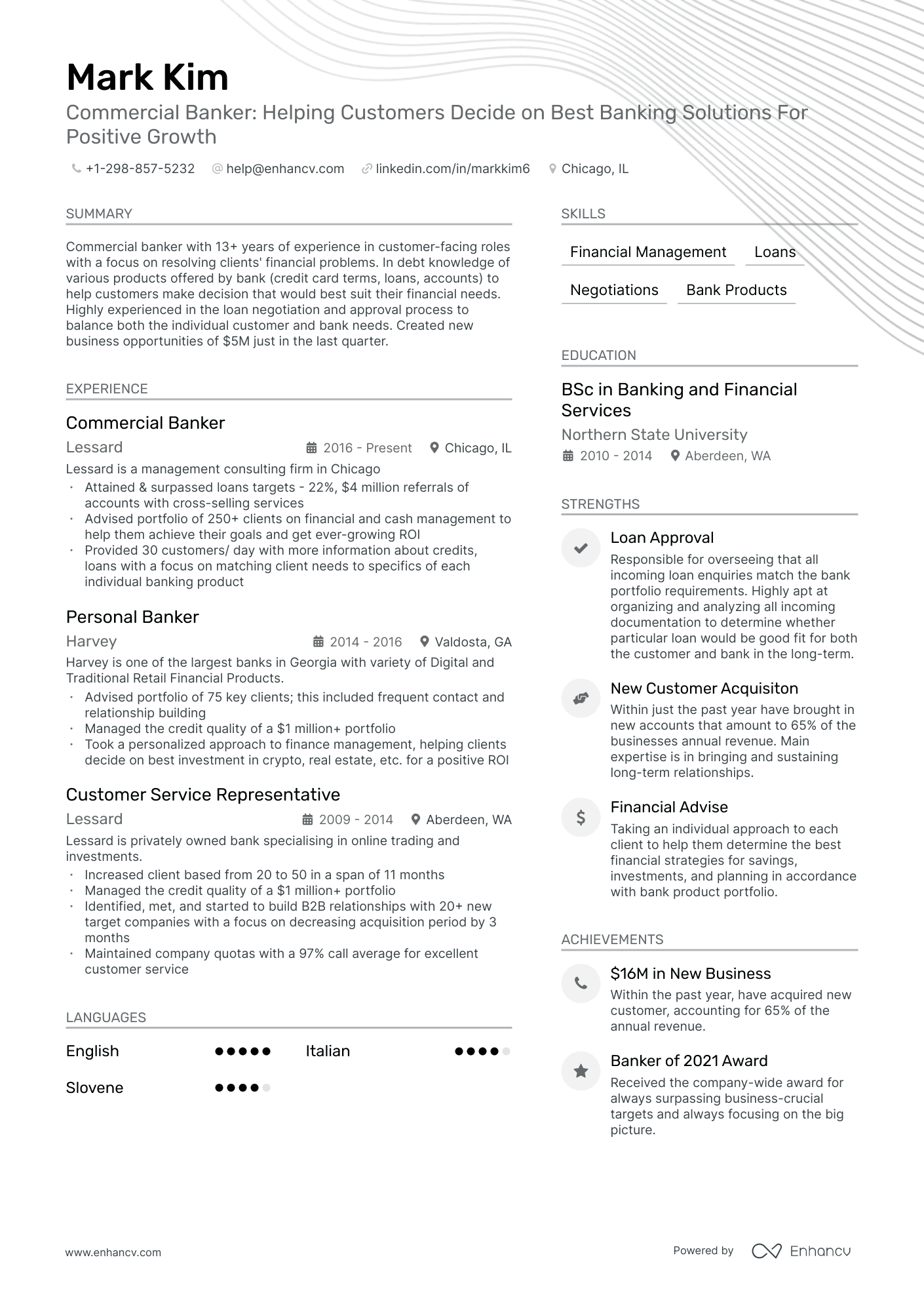6 Banking Resume Examples & Guide for 2024