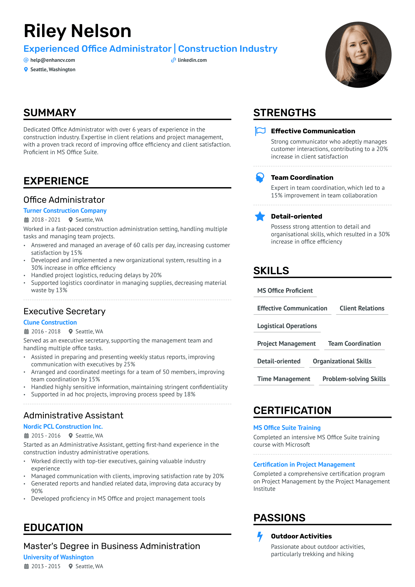 9 Office Administrator Resume Examples That Got Jobs for 2026