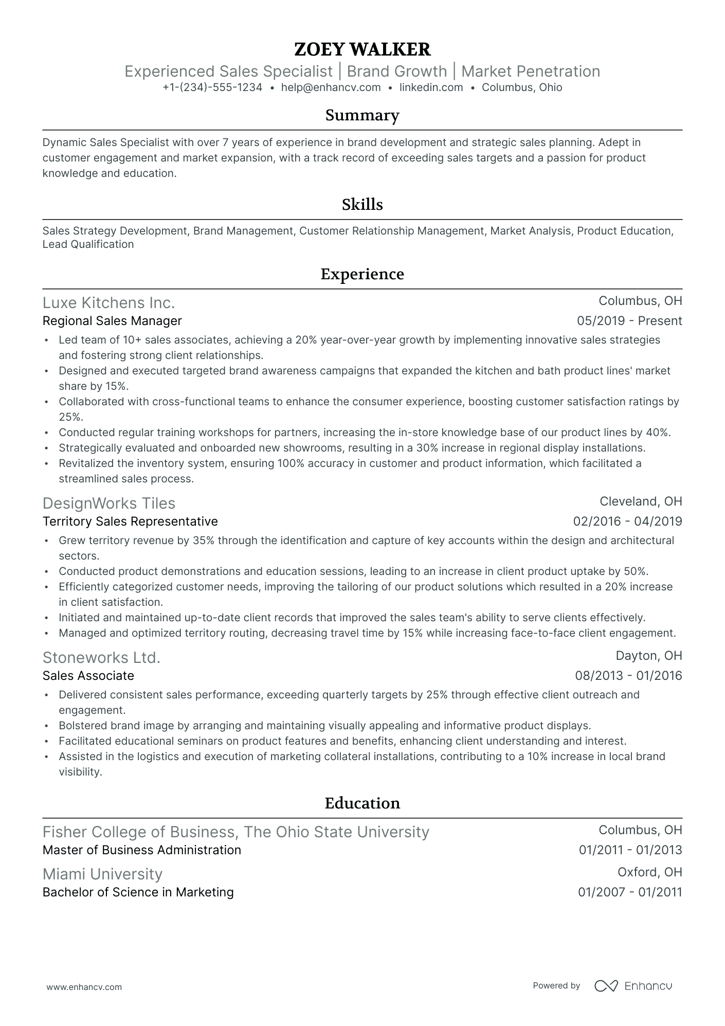 10 Sales Promoter Resume Examples & Guide for 2025