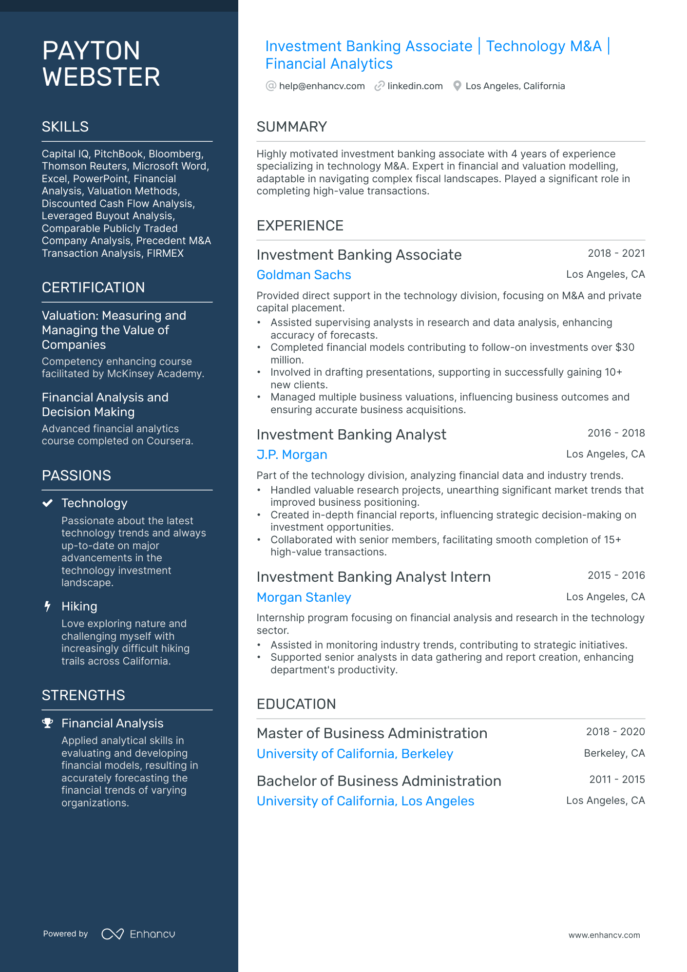 10 Investment Banking Associate Resume Examples, Templates & Guide for 2025
