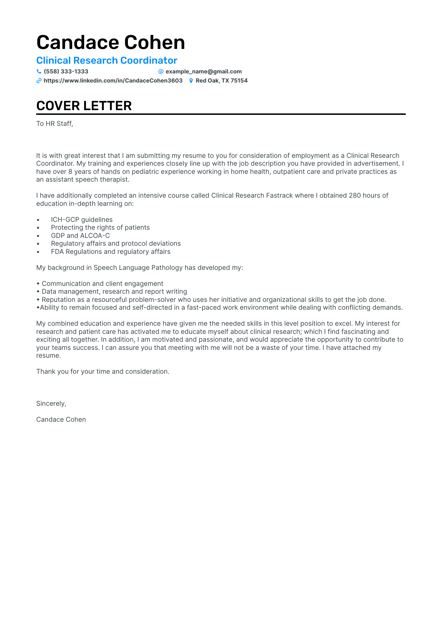 1200+ Cover Letter Examples for Every Career Level and Field