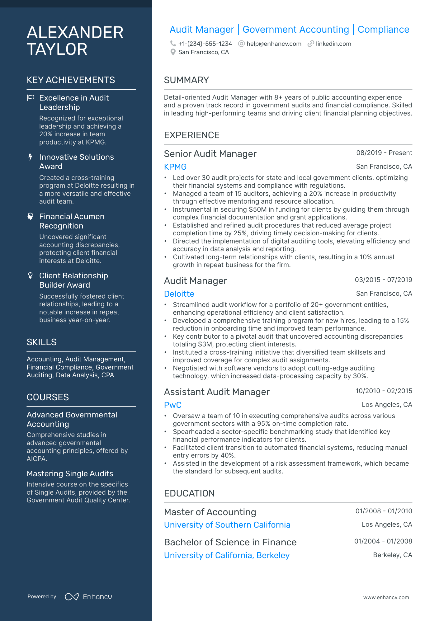 10 Audit Director Resume Examples & Guide for 2026