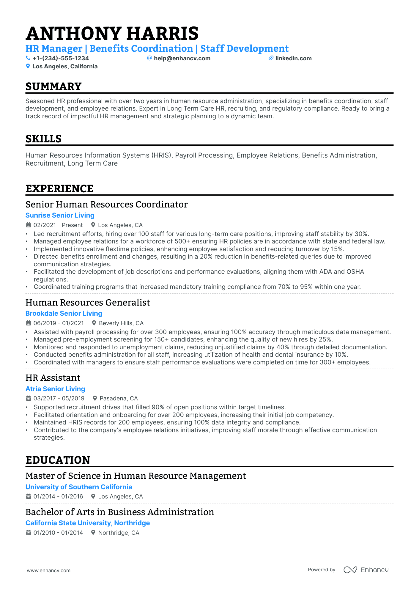 10 Resource Manager Resume Examples & Guide for 2026