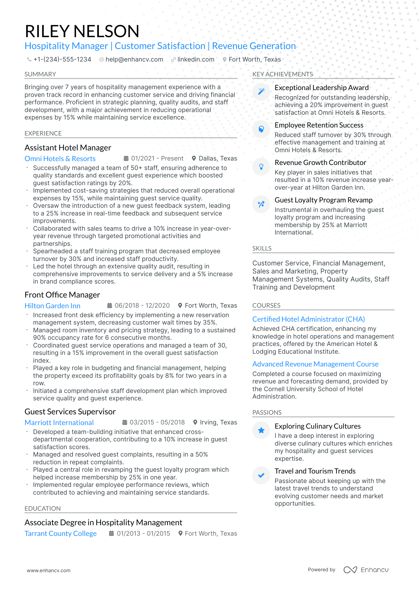 10 Assistant General Manager Resume Examples, Templates & Guide for 2026