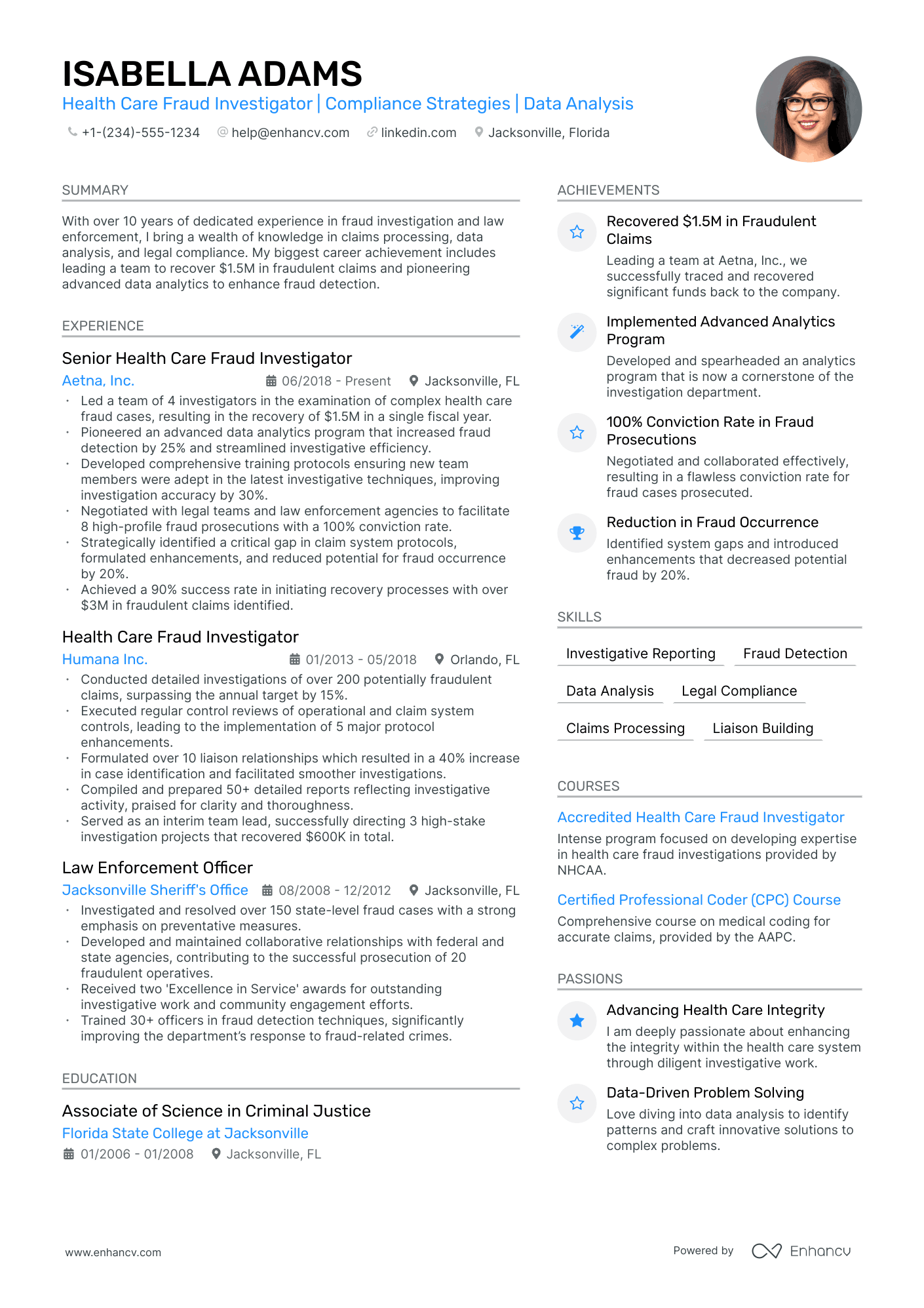 5 Fraud Investigator Resume Examples & Guide for 2024