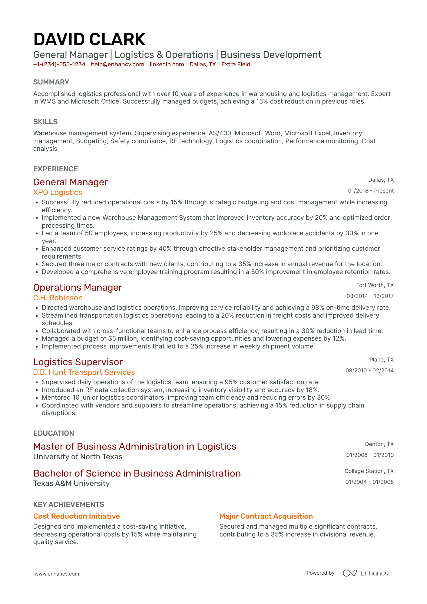 28 General Manager Resume Examples & Guide for 2025