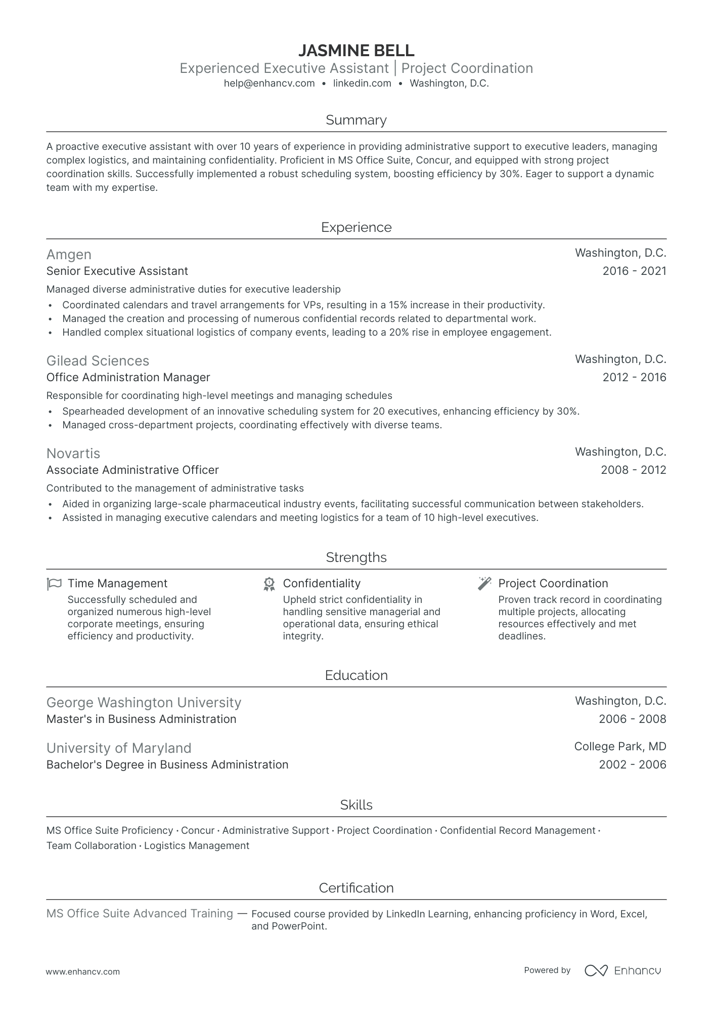 5 Senior Administrative Assistant Resume Examples & Guide for 2024