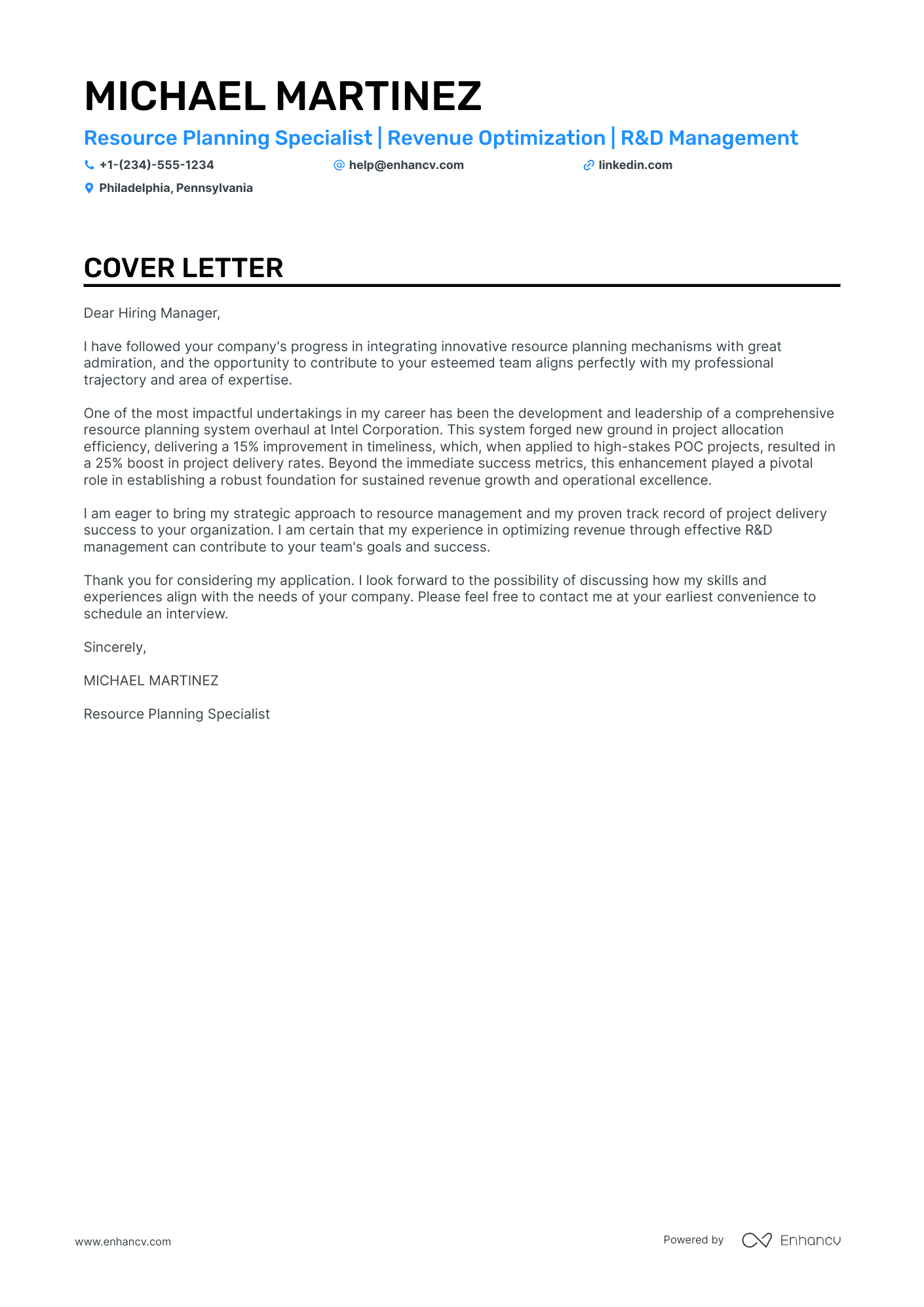 17 Professional Program Manager Cover Letter Examples and Template for ...