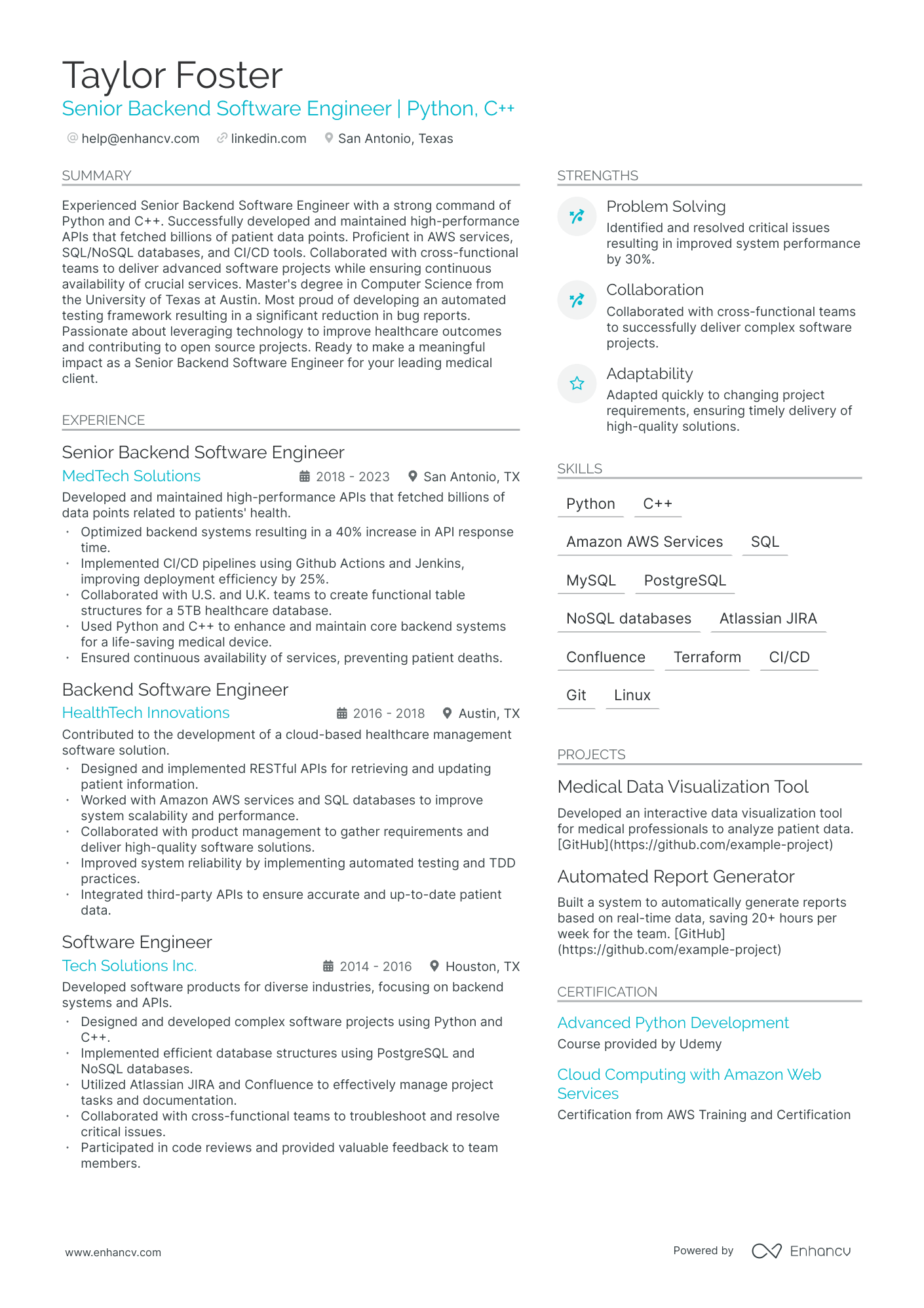 5 Lead Data Engineer Resume Examples & Guide for 2024