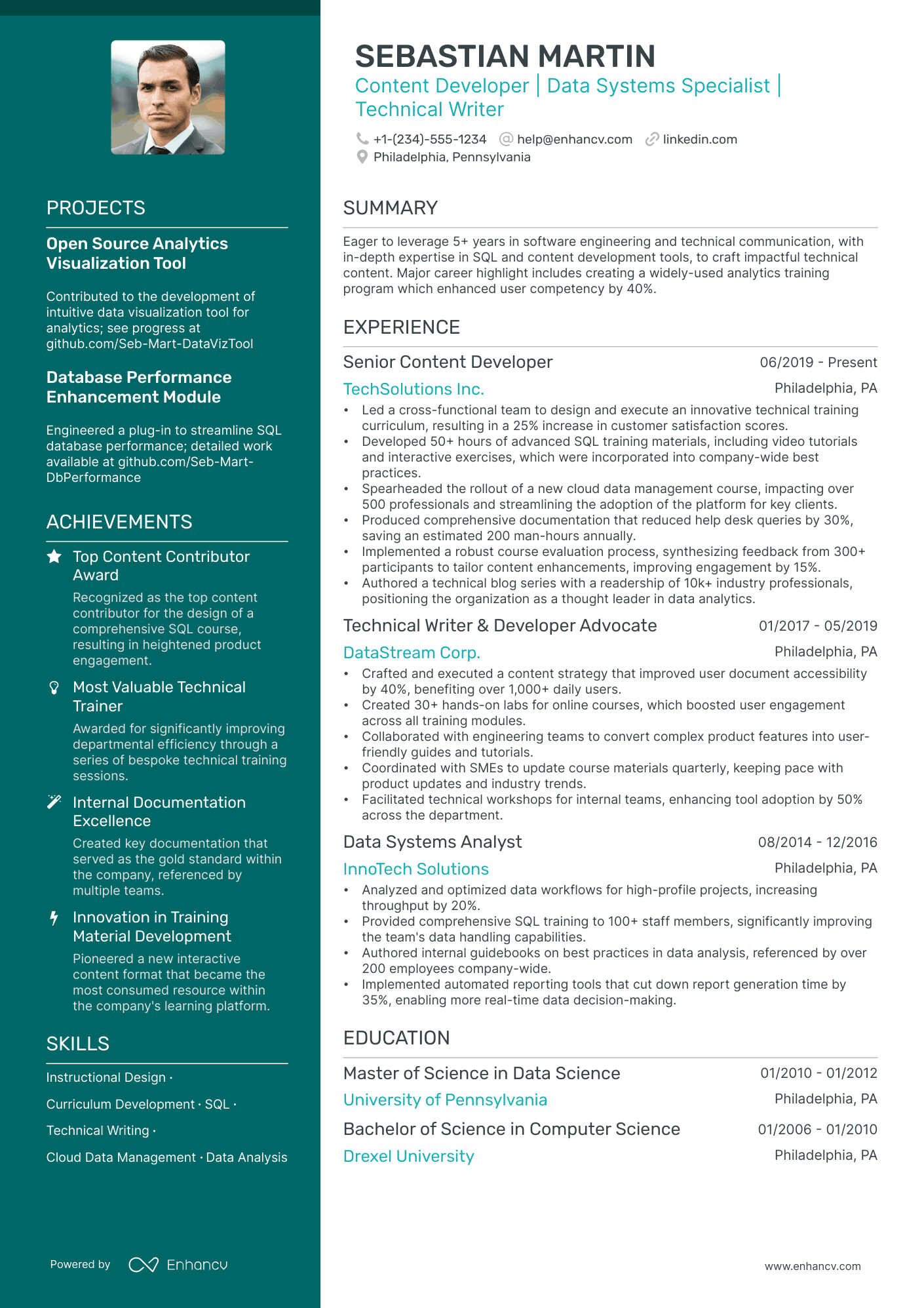 5 Content Developer Resume Examples & Guide for 2024